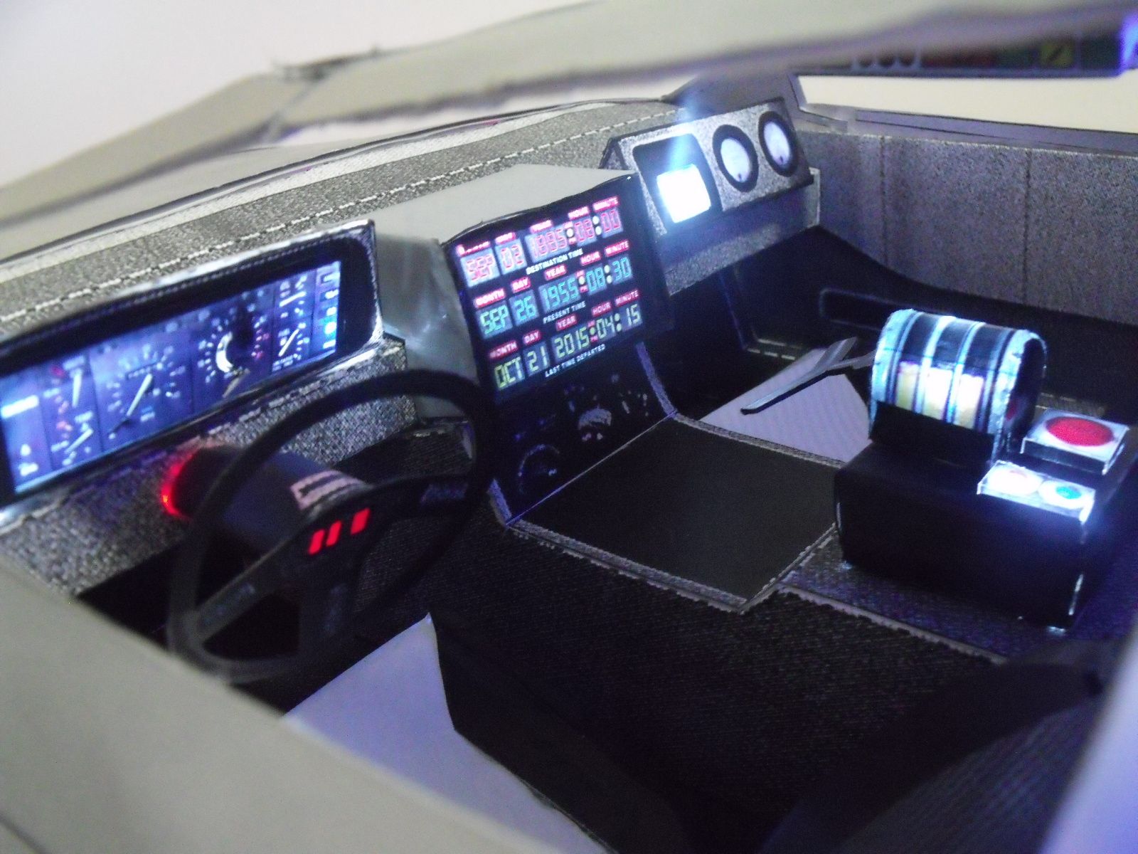 Paper Flying RC Back to the Future Delorean (made of Paper) (with ...