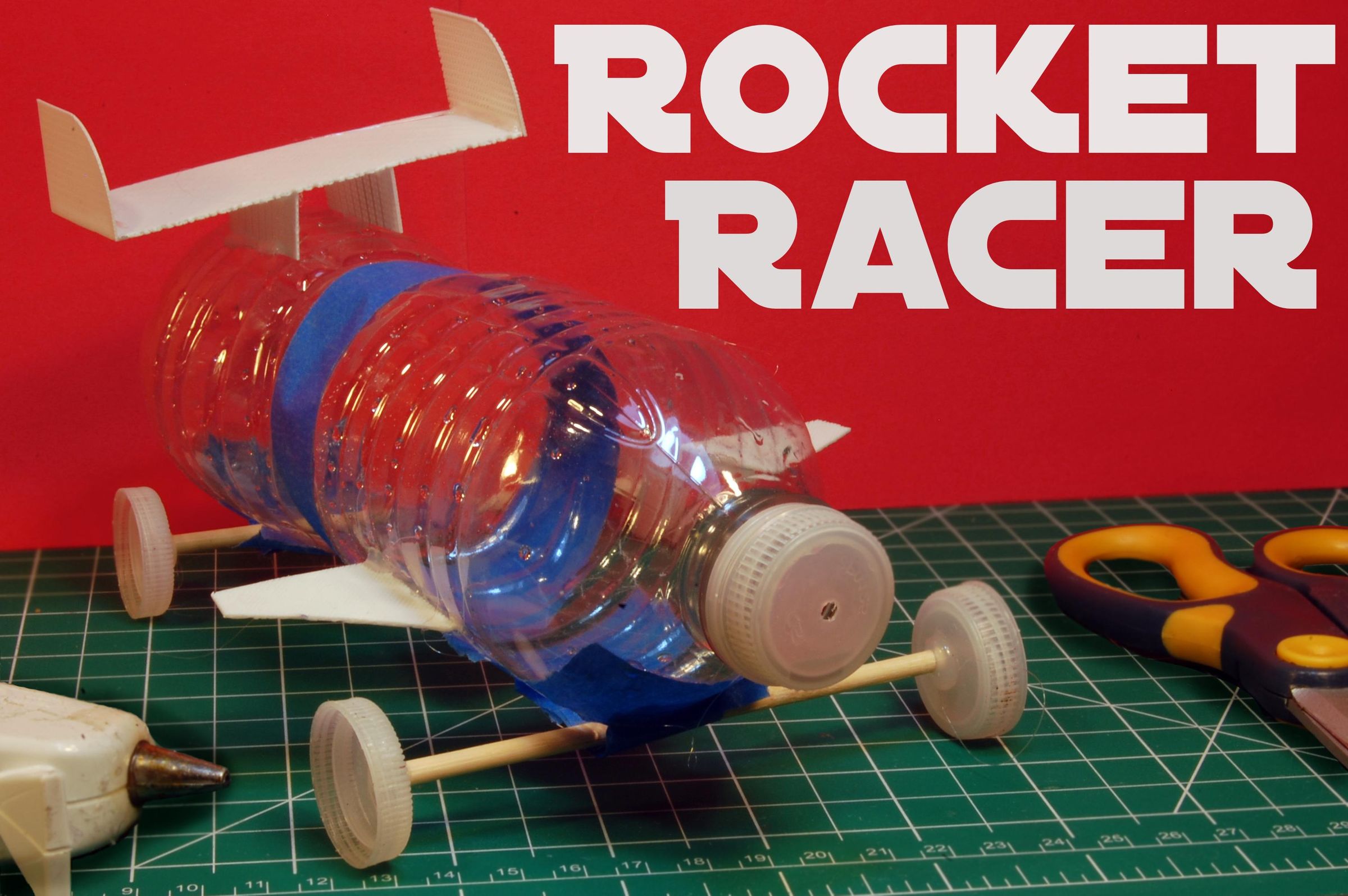 Baking Soda and Vinegar Upcycled Rocket Racer : 10 Steps (with Pictures ...