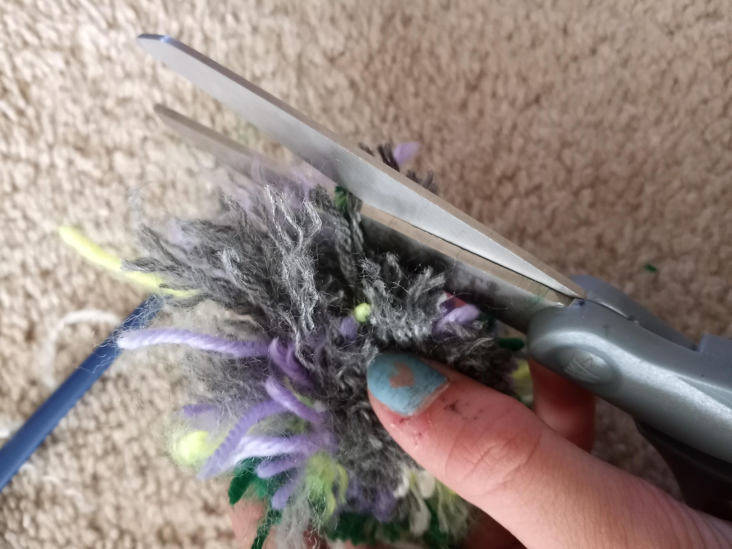 Giant Multi-Colored Fuzz Ball : 7 Steps (with Pictures) - Instructables