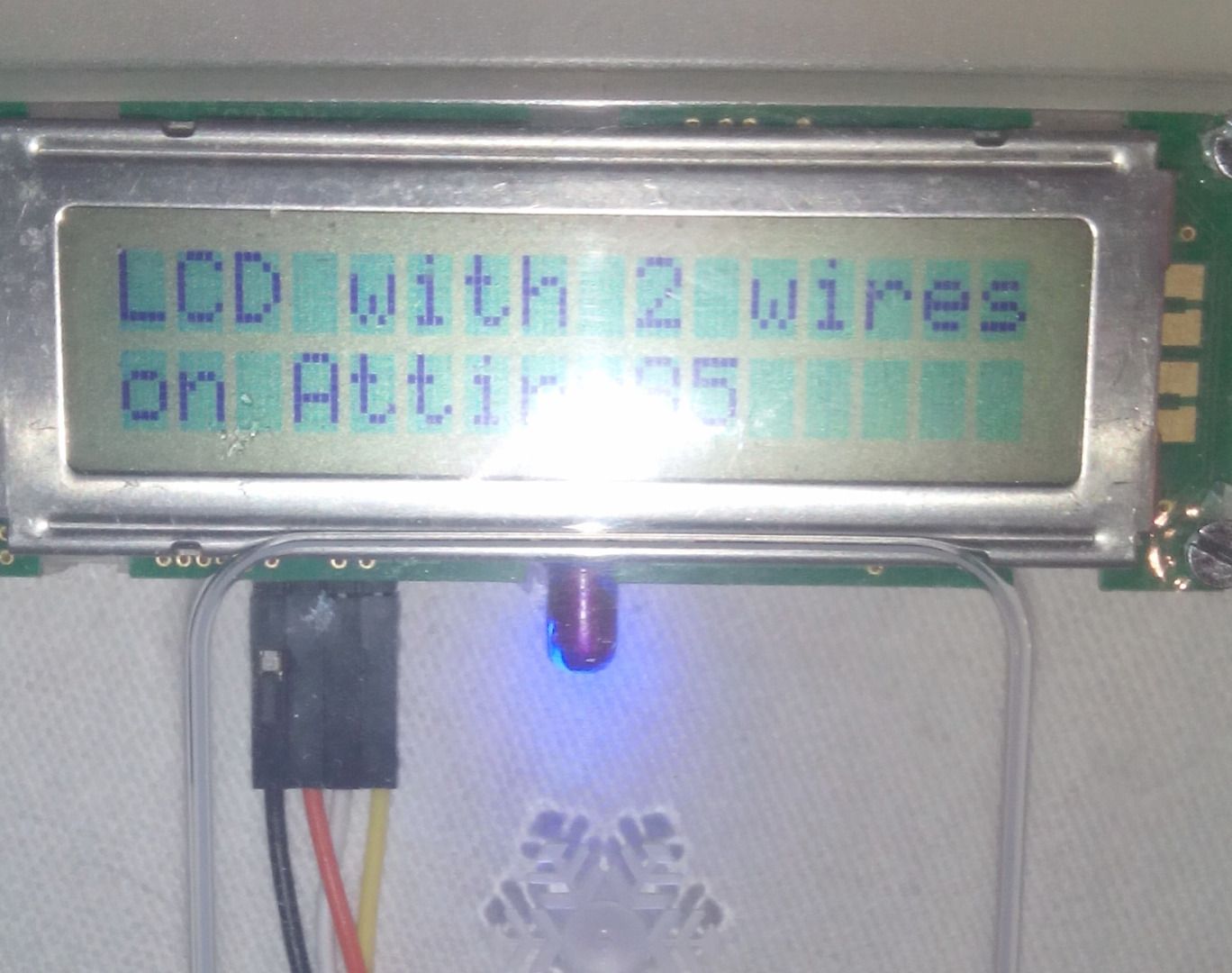 2-Wire LCD Interface for Arduino or Attiny (updated June 2016 ...