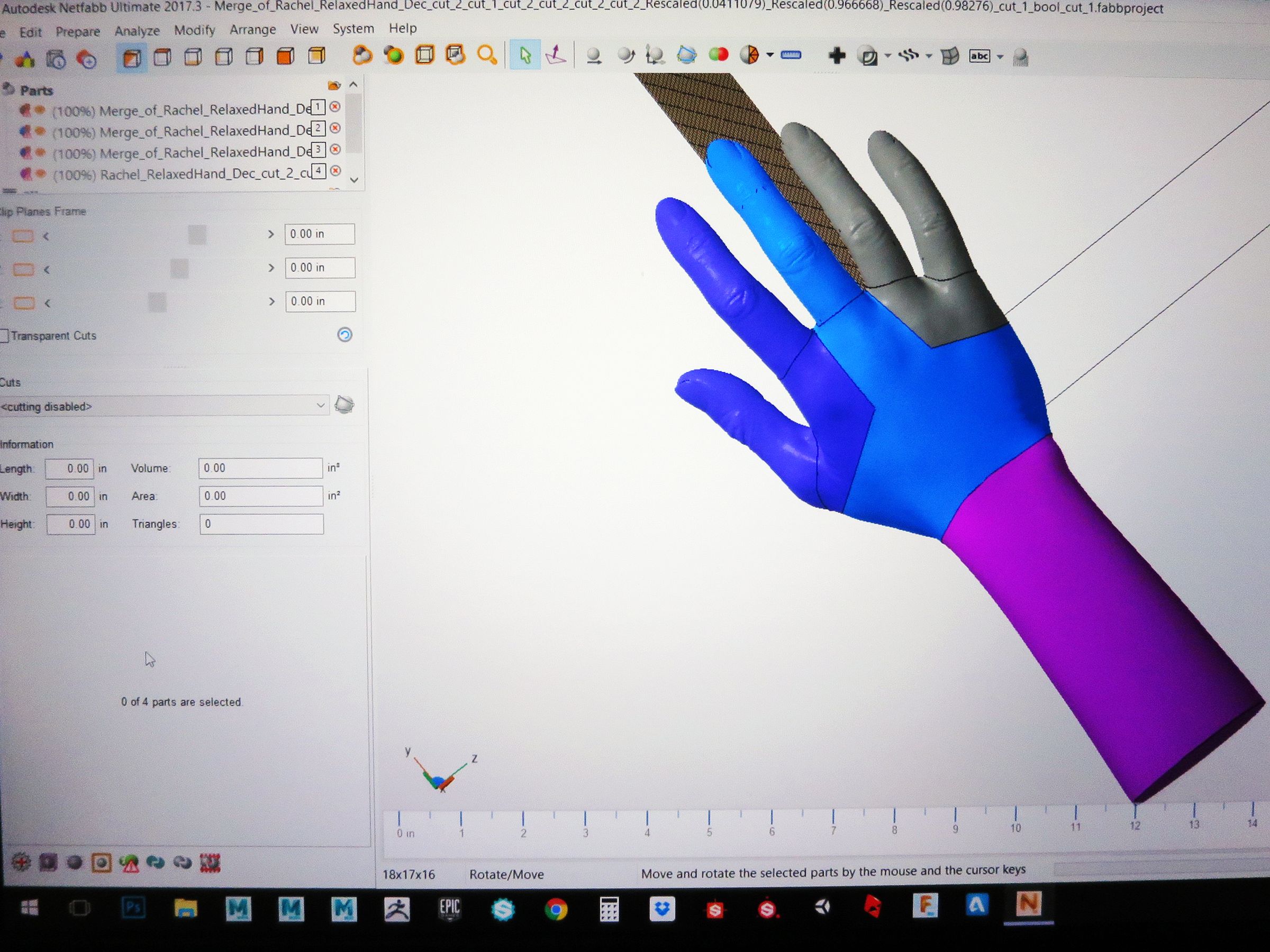 3D Scanning My Hand and Printing the Perfect Glove Mannequin : 8 Steps ...