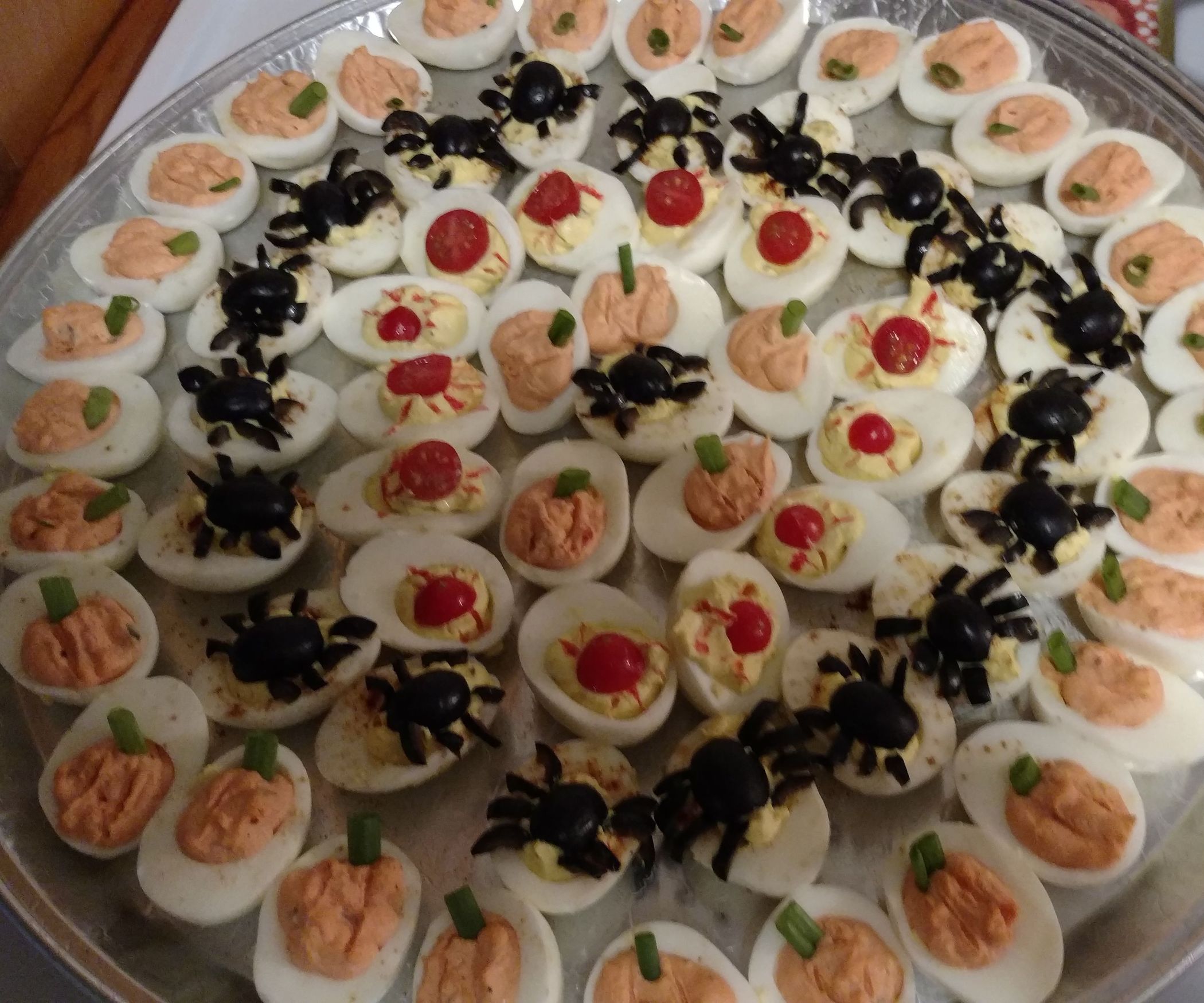 Halloween Deviled Egg Party Platter : 8 Steps (with Pictures ...