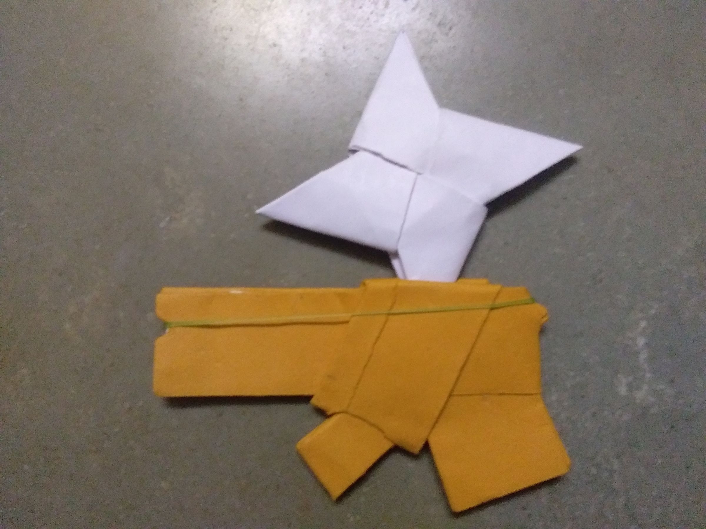 Paper Gun That Shoots Ninja Stars in Air. : 4 Steps - Instructables