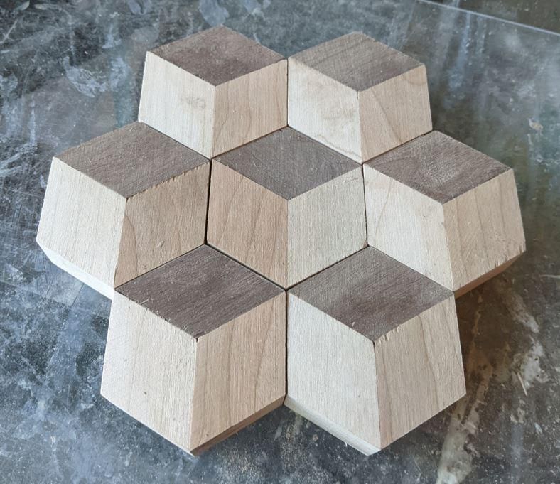 Tumbling Block Clock Illusion : 6 Steps (with Pictures) - Instructables