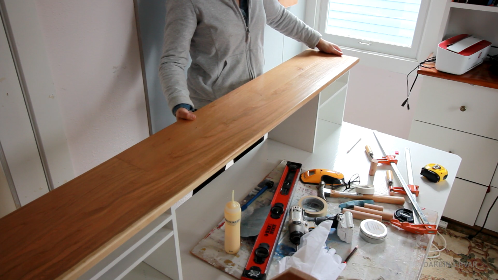 DIY Desk Organization System W/ Hutch : 12 Steps (with Pictures ...