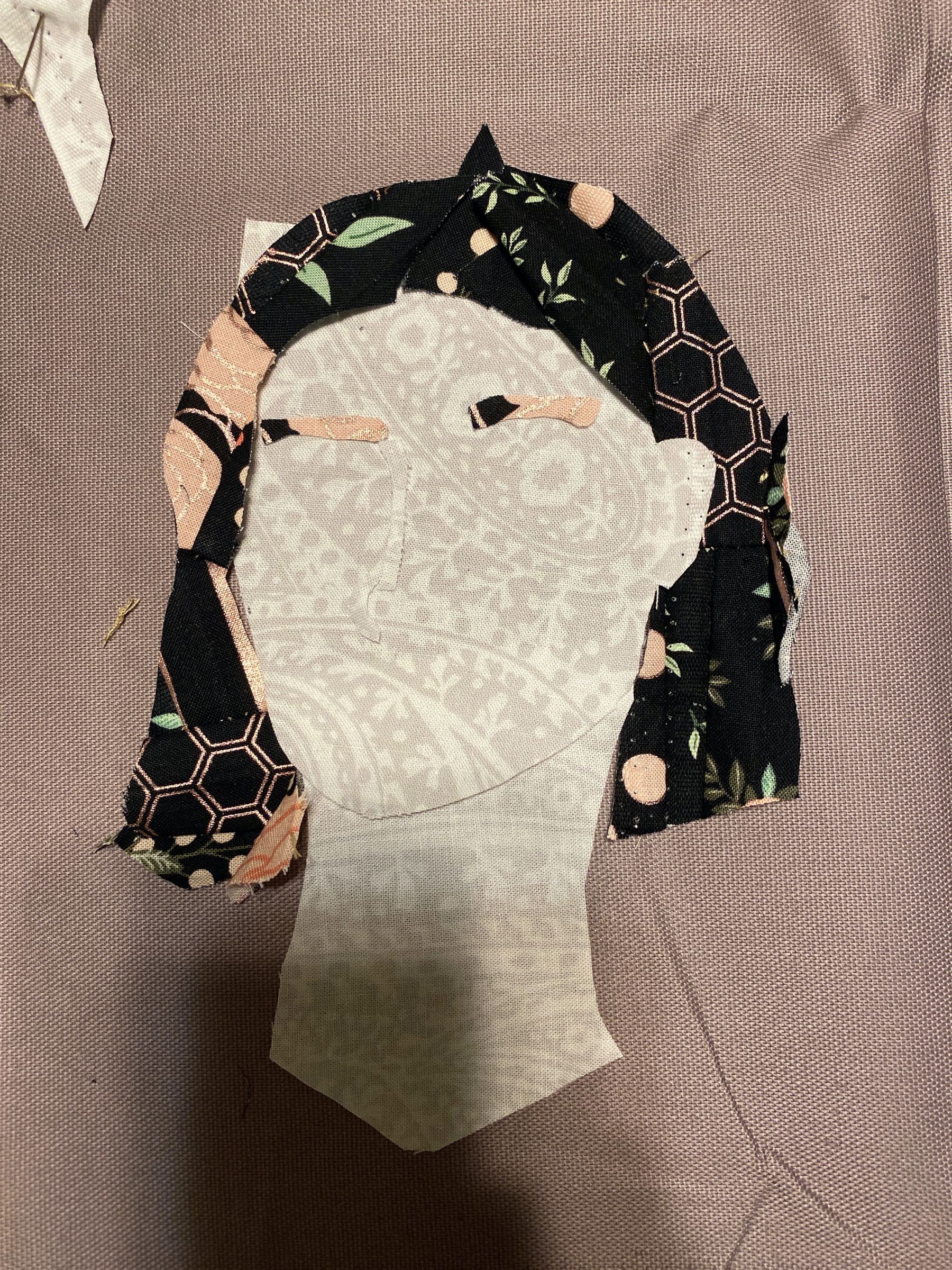 Fabric Scrap Portrait : 4 Steps - Instructables