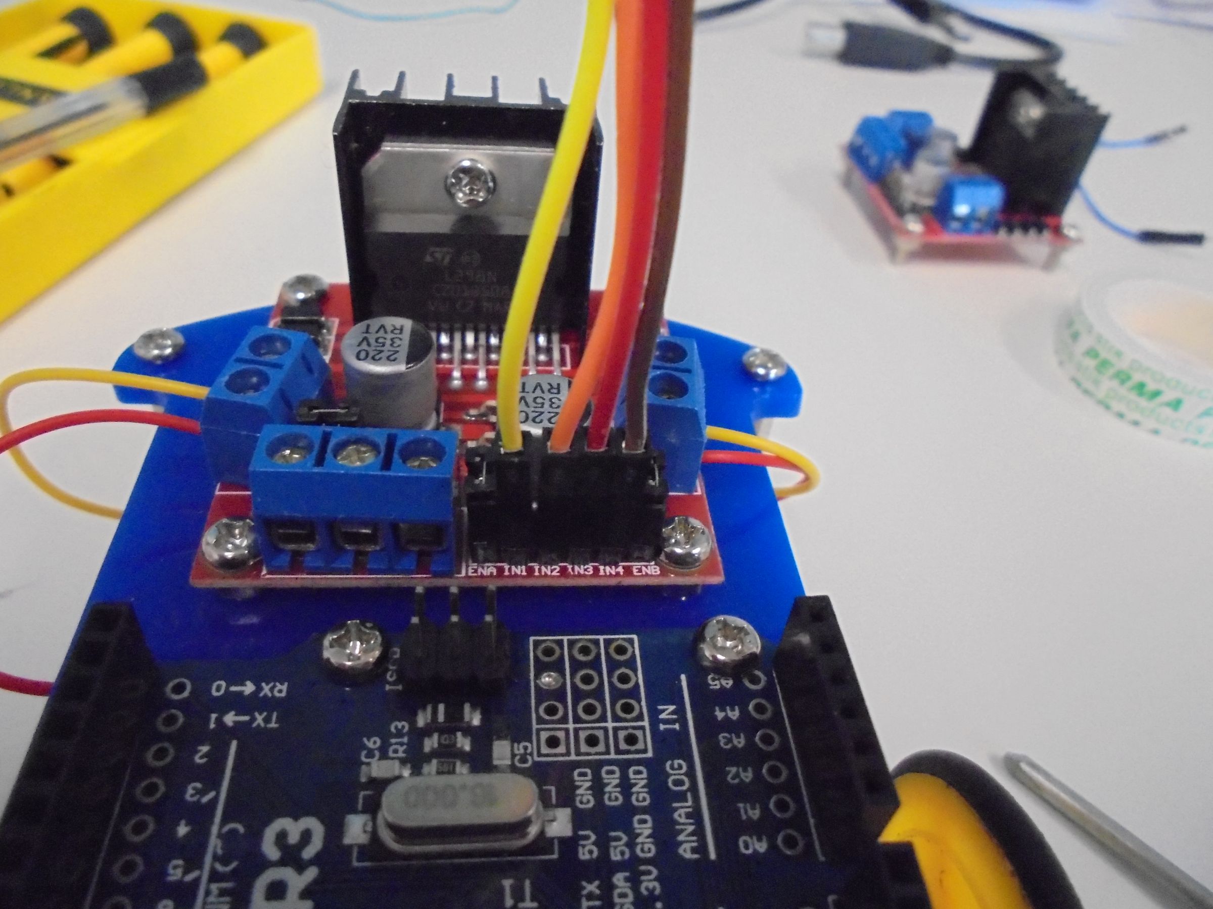 Mobile Phone Controlled Robot : 13 Steps (with Pictures) - Instructables