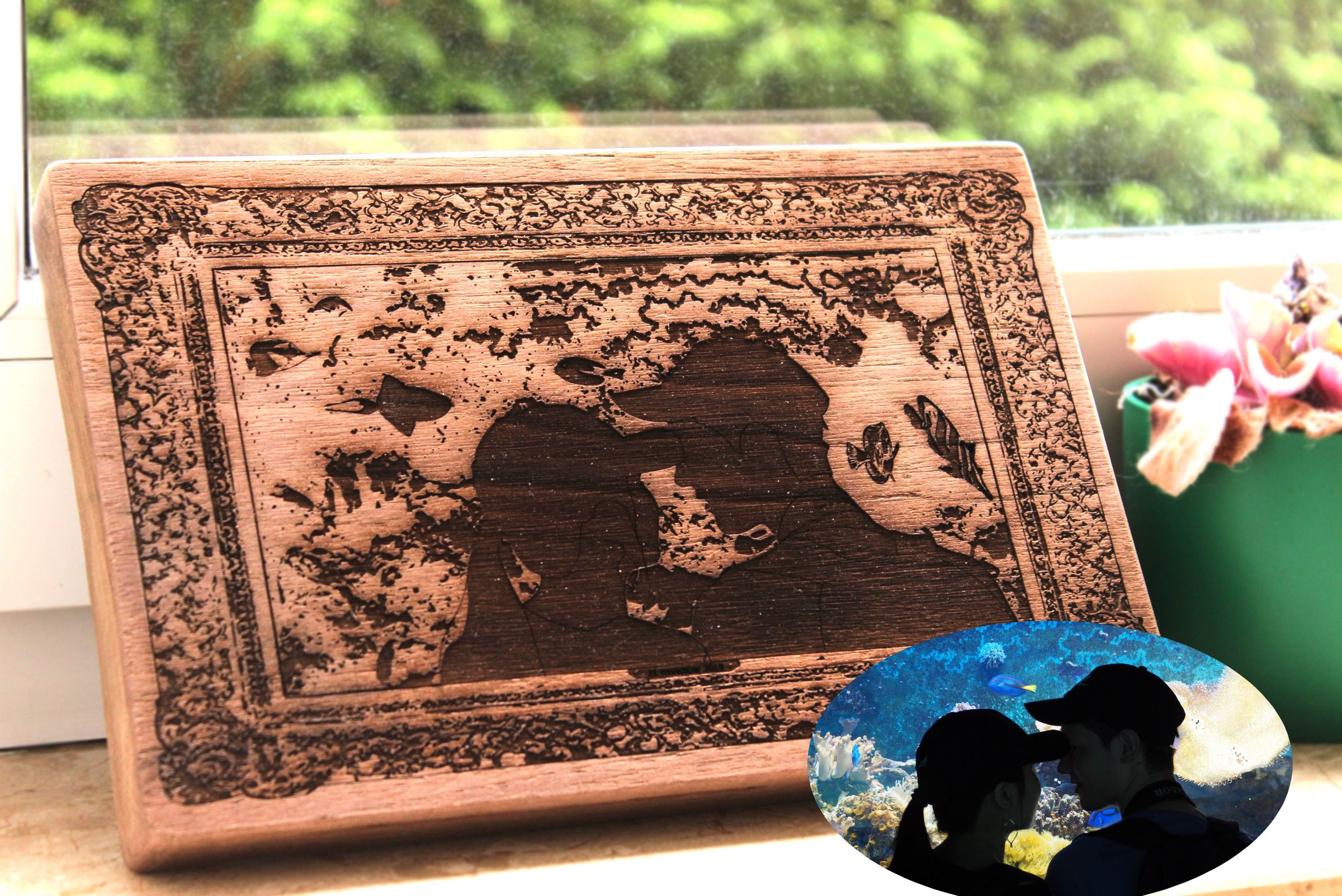 Engraving a Picture for a Loved One on Hardwood Using Free Software and ...