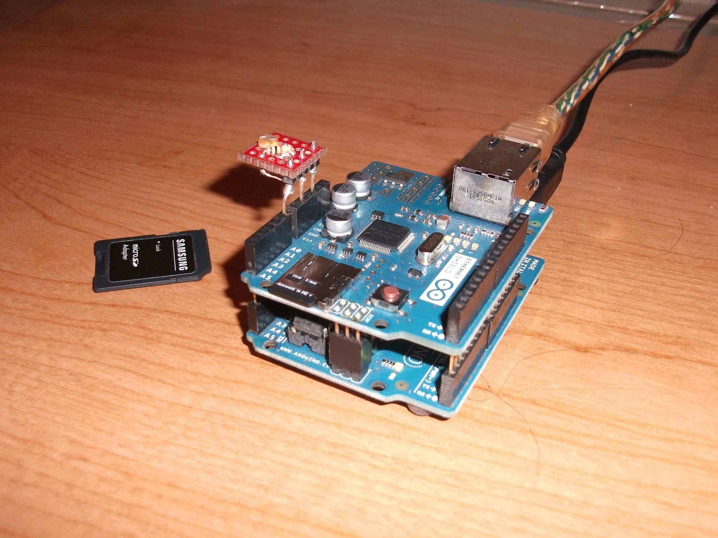 Online Graphs Using Nothing But an Arduino, Ethernet Shield, and Sensor ...