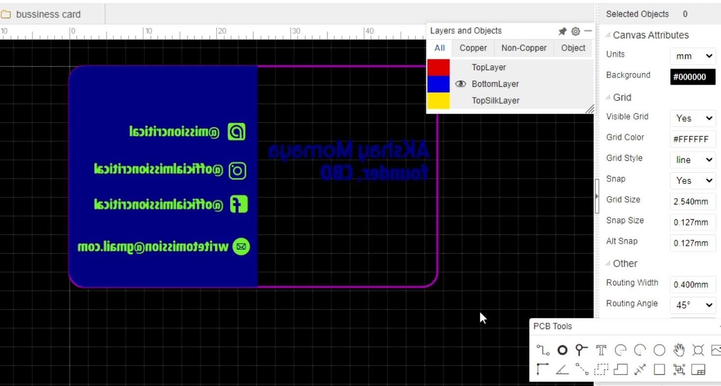 PCB Visiting Card : 8 Steps (with Pictures) - Instructables
