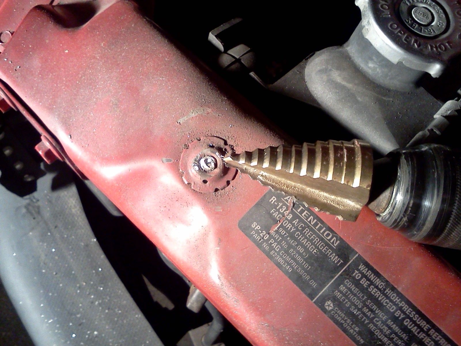 How to Install "Automotive Hood Pins" to a Factory Steel Hood : 4 Steps ...