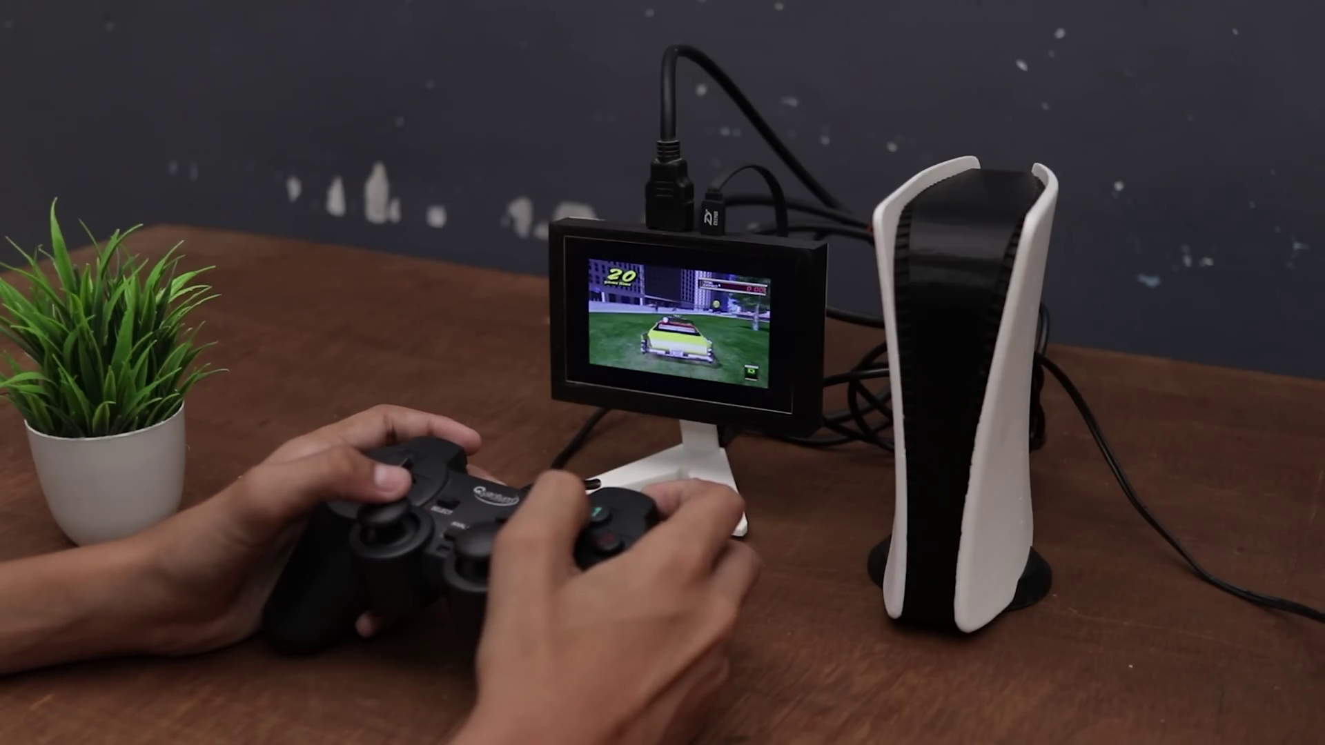 Pi Station Gaming Console With 3D Printed Tiny Play Station 5 Case : 9 Steps (with Pictures ...