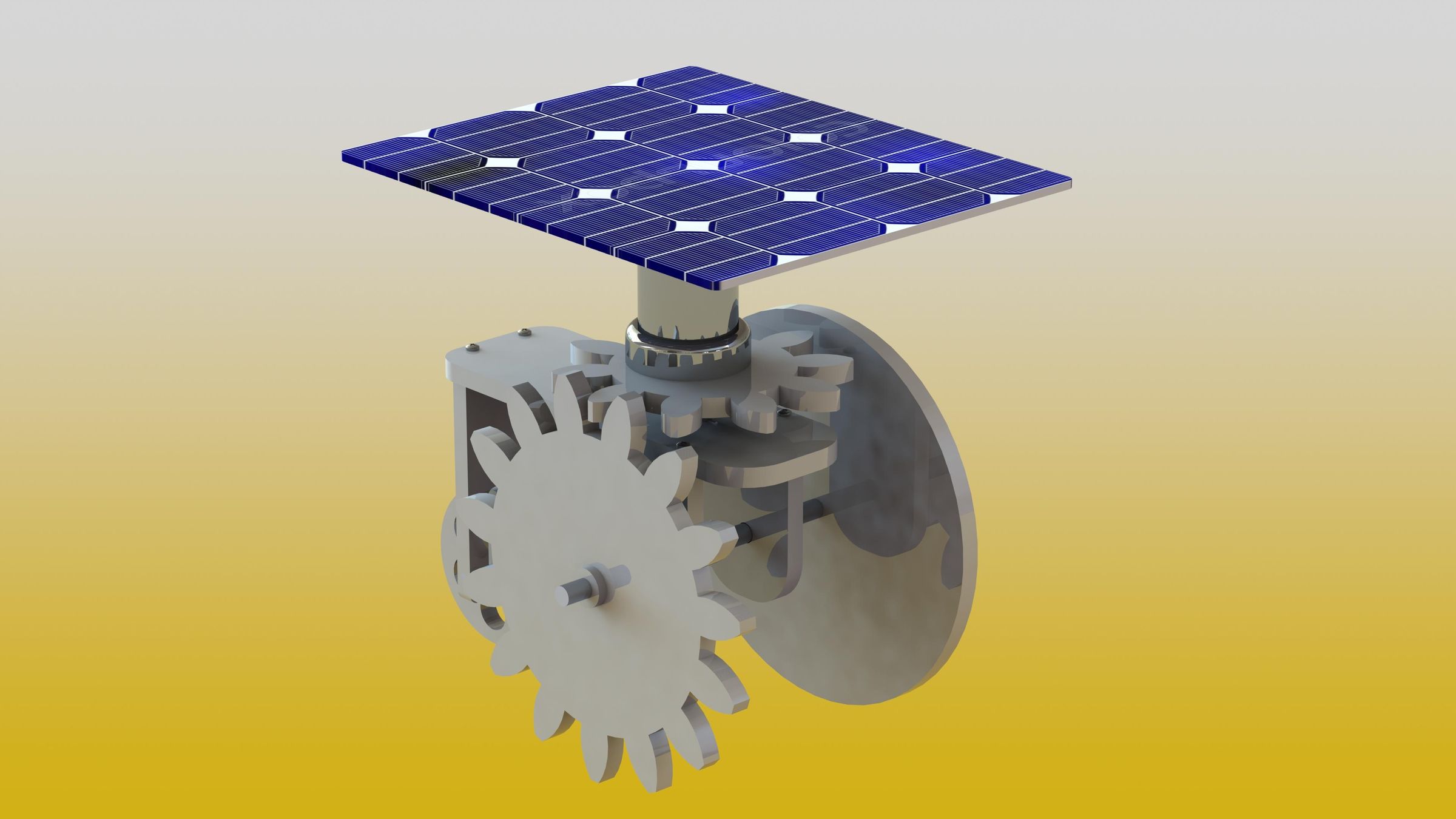 TOY TRACTOR WITH ROTATING SOLAR PANEL AND SPUR GEAR WHEEL : 9 Steps ...