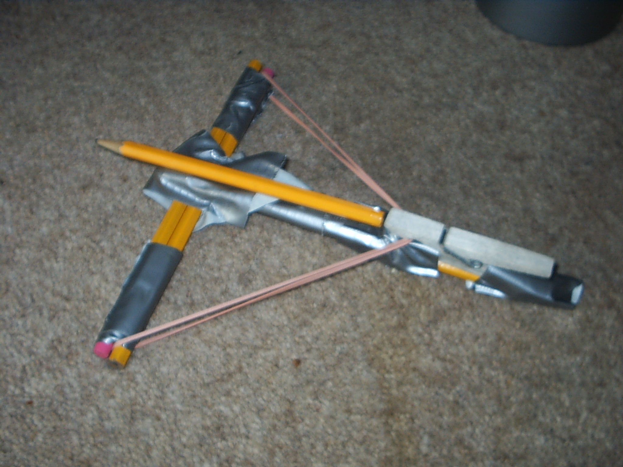 Pencil Crossbow : 7 Steps - Instructables