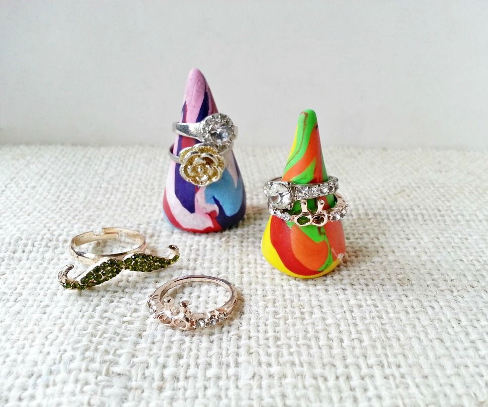 DIY Colorful Cone Ring Display : 4 Steps (with Pictures) - Instructables