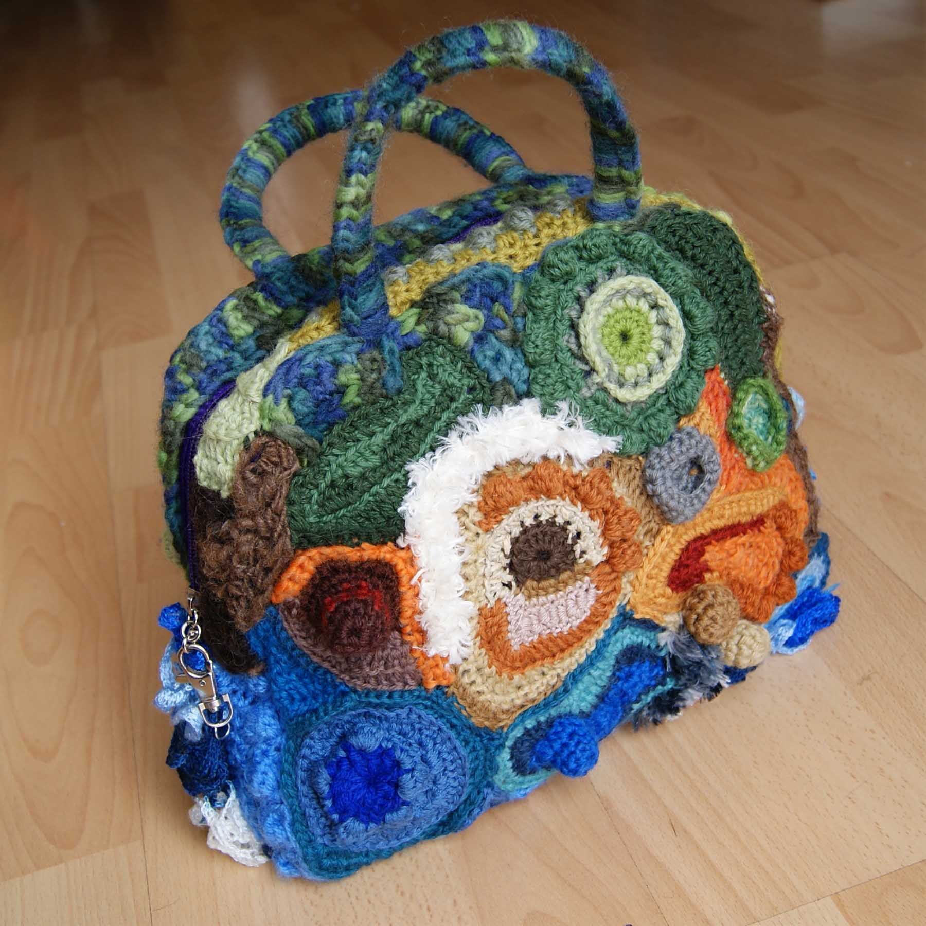 Freeform Crochet Bag: : 12 Steps (with Pictures) - Instructables