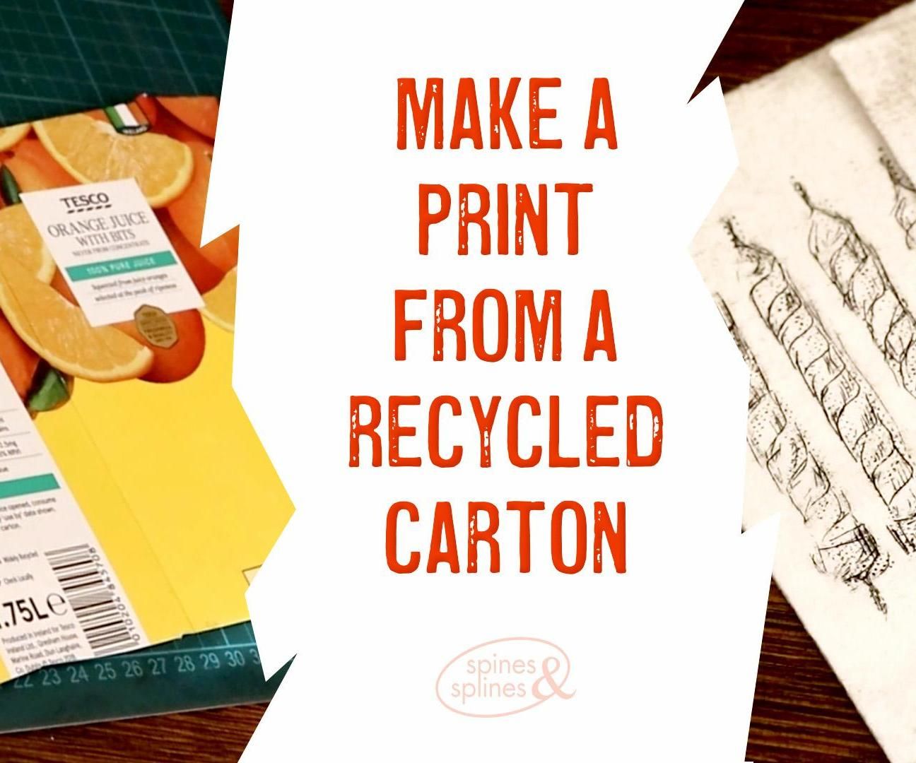 Print From a Recycled Carton : 9 Steps (with Pictures) - Instructables