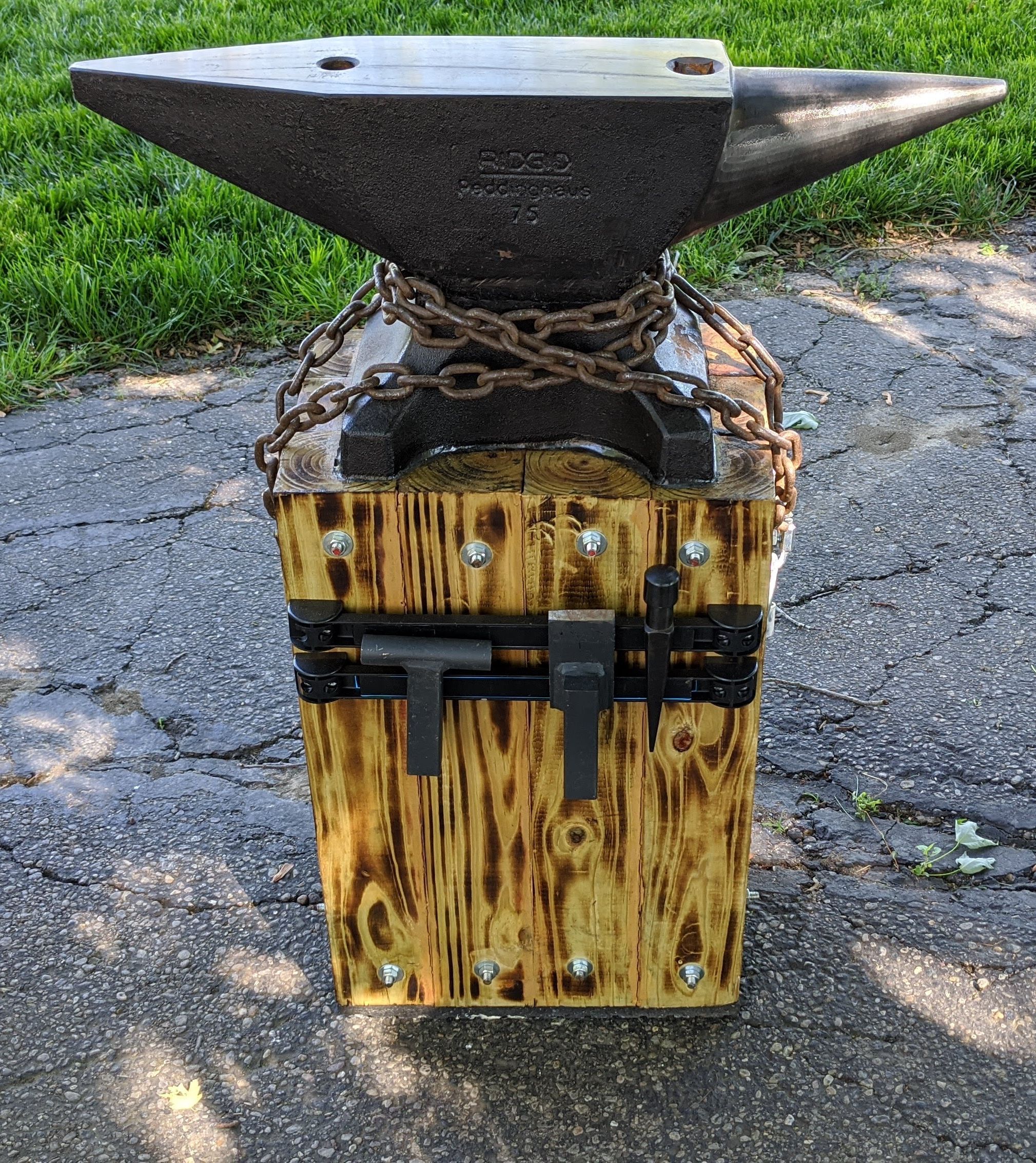 Custom Anvil Stand - No Welding Required : 5 Steps (with Pictures ...