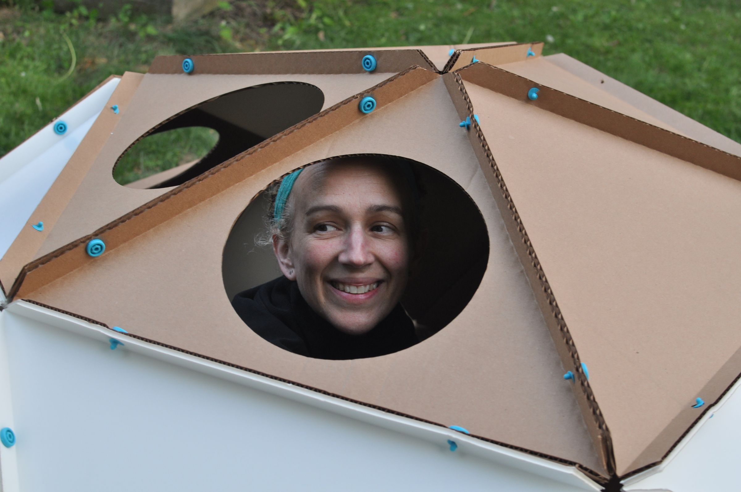 Geodesic Dome From Laser-Cut Cardboard : 4 Steps (with Pictures ...
