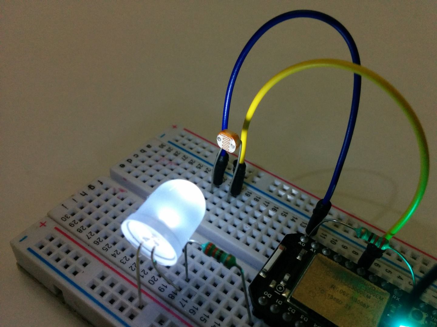 Internet Controlled Motion Detector- Particle Core : 5 Steps (with ...