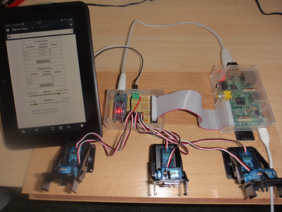 Raspberry Web Server Sending GET Data to Arduino Nano Driving 6 Servos : 5 Steps - Instructables