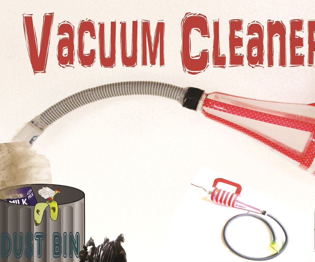 How to Make Vacuum Cleaner Using Plastic Bottle at Home : 7 Steps ...
