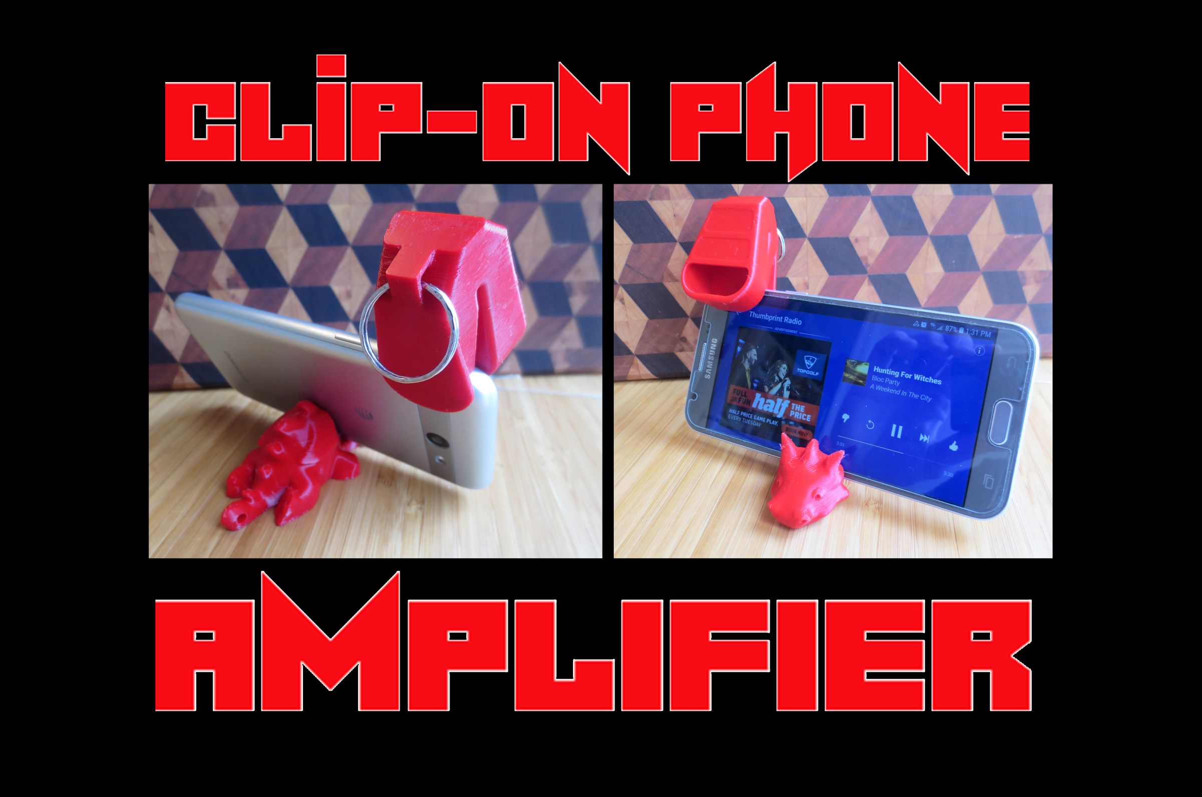 Pocket Amp! Near-Universal Clip-on Amplifier for Smartphones (with ...