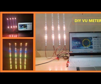 How to Make VU Meter || DIY Music Visualizer Using RGB LED Strip : 4 Steps - Instructables