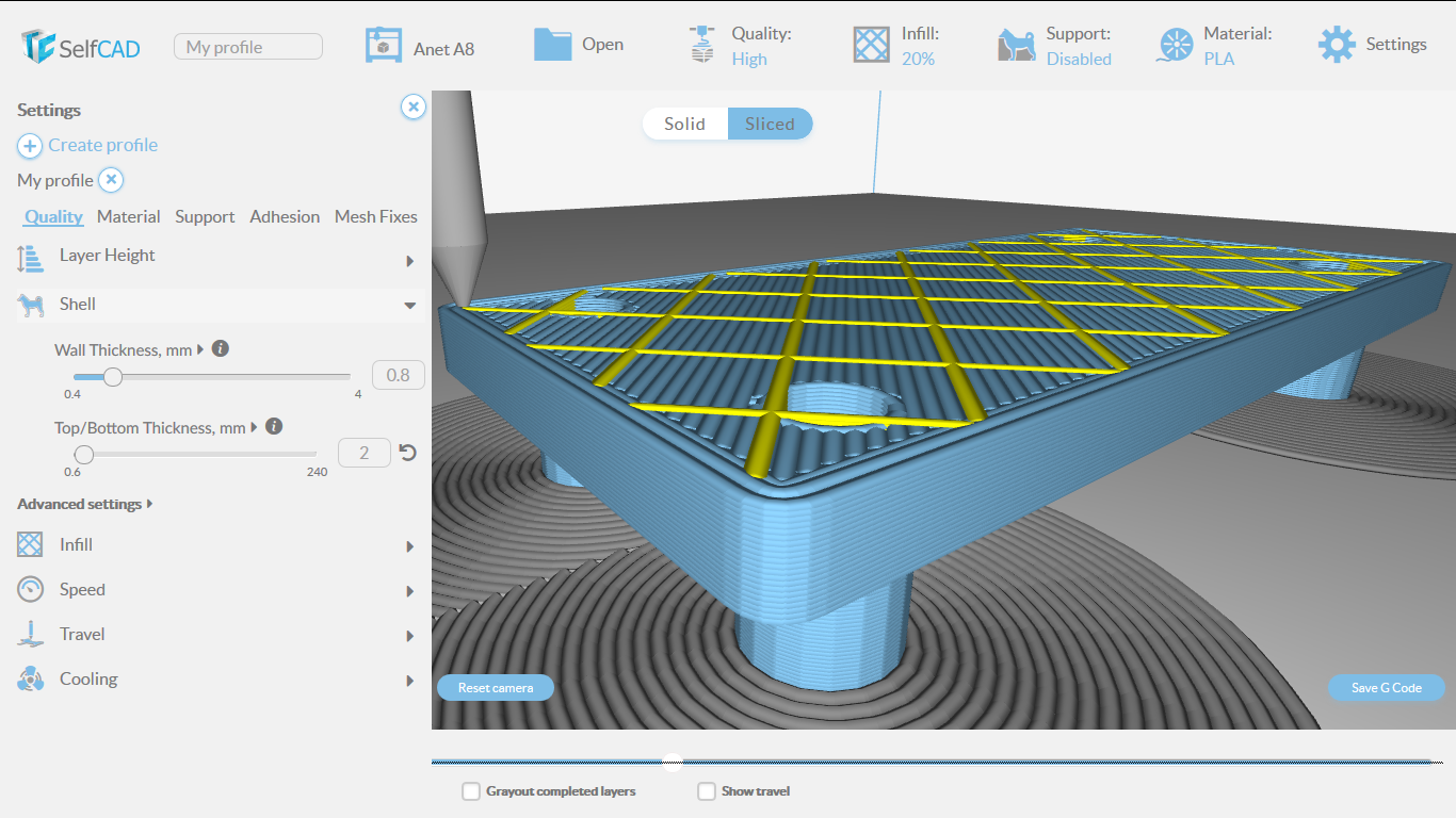 3.2. 3D Printing - Settings | Learn SelfCAD : 20 Steps - Instructables