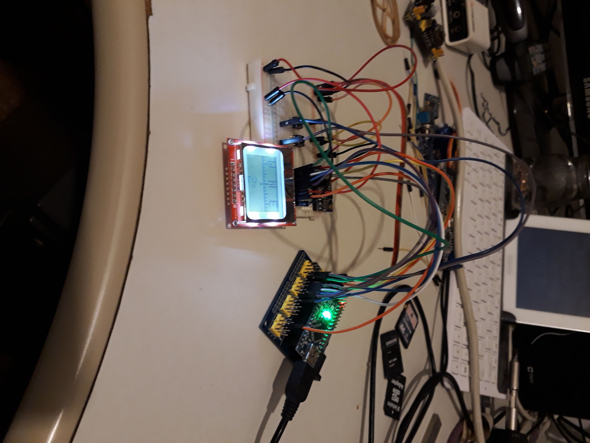 Arduino Digital Magnetic Compass (HMC5883L - 2 Display Modes) : 4 Steps ...