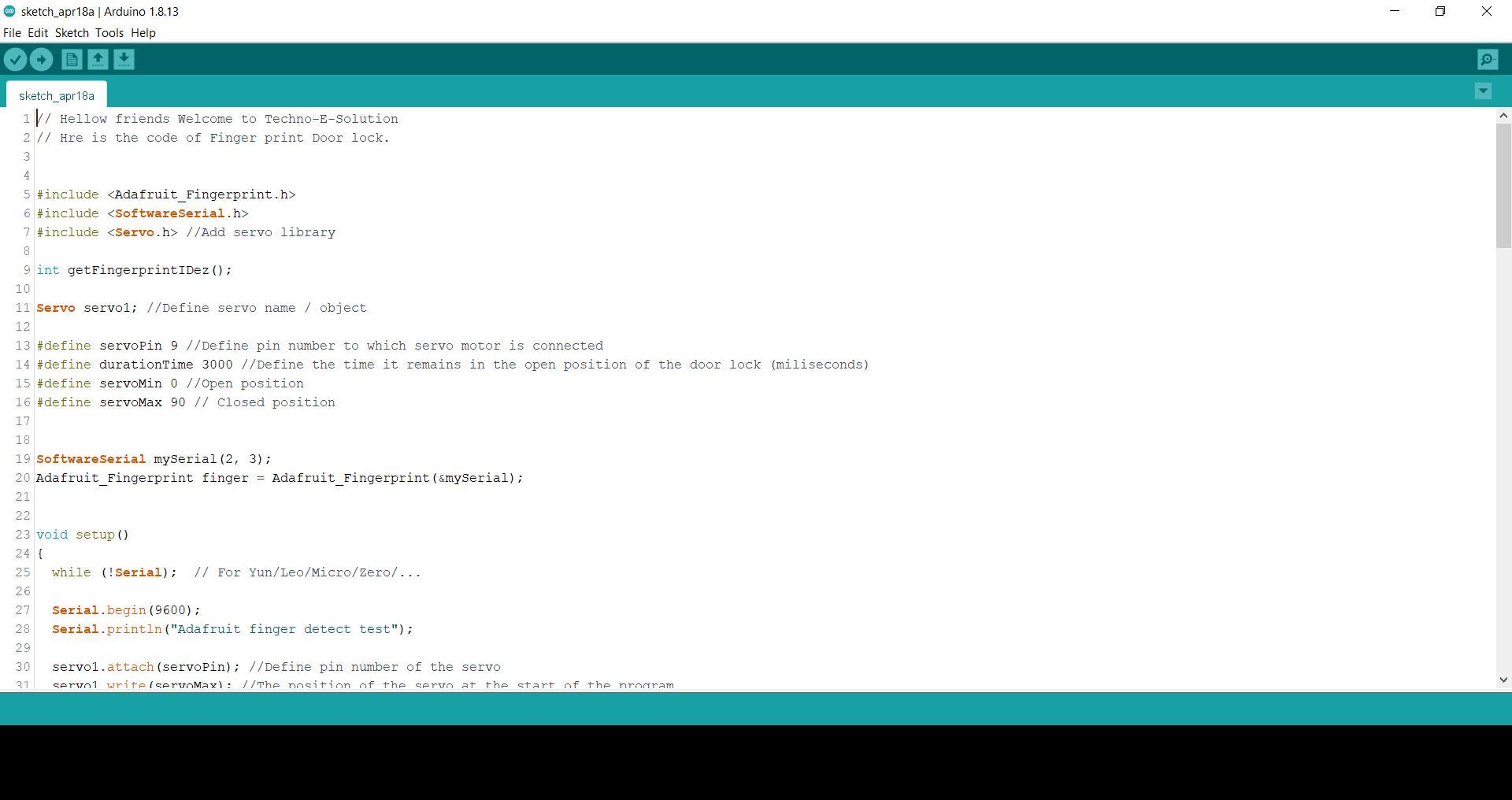 Simple Fingerprint Door Lock System Using R307 Fingerprint Sensor ...
