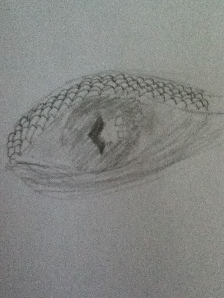 How to Draw a Dragon Eye : 11 Steps - Instructables