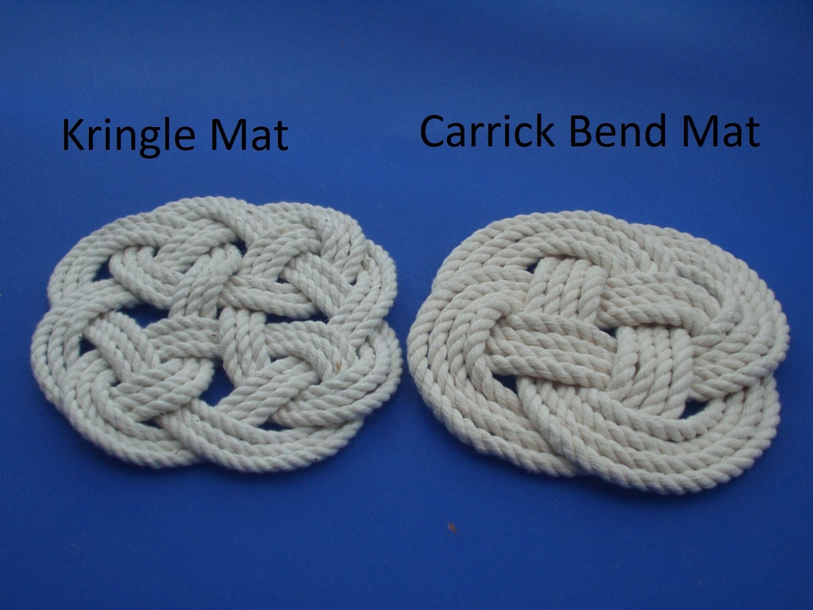 Kringle Mat and Carrick Bend Mat : 12 Steps - Instructables
