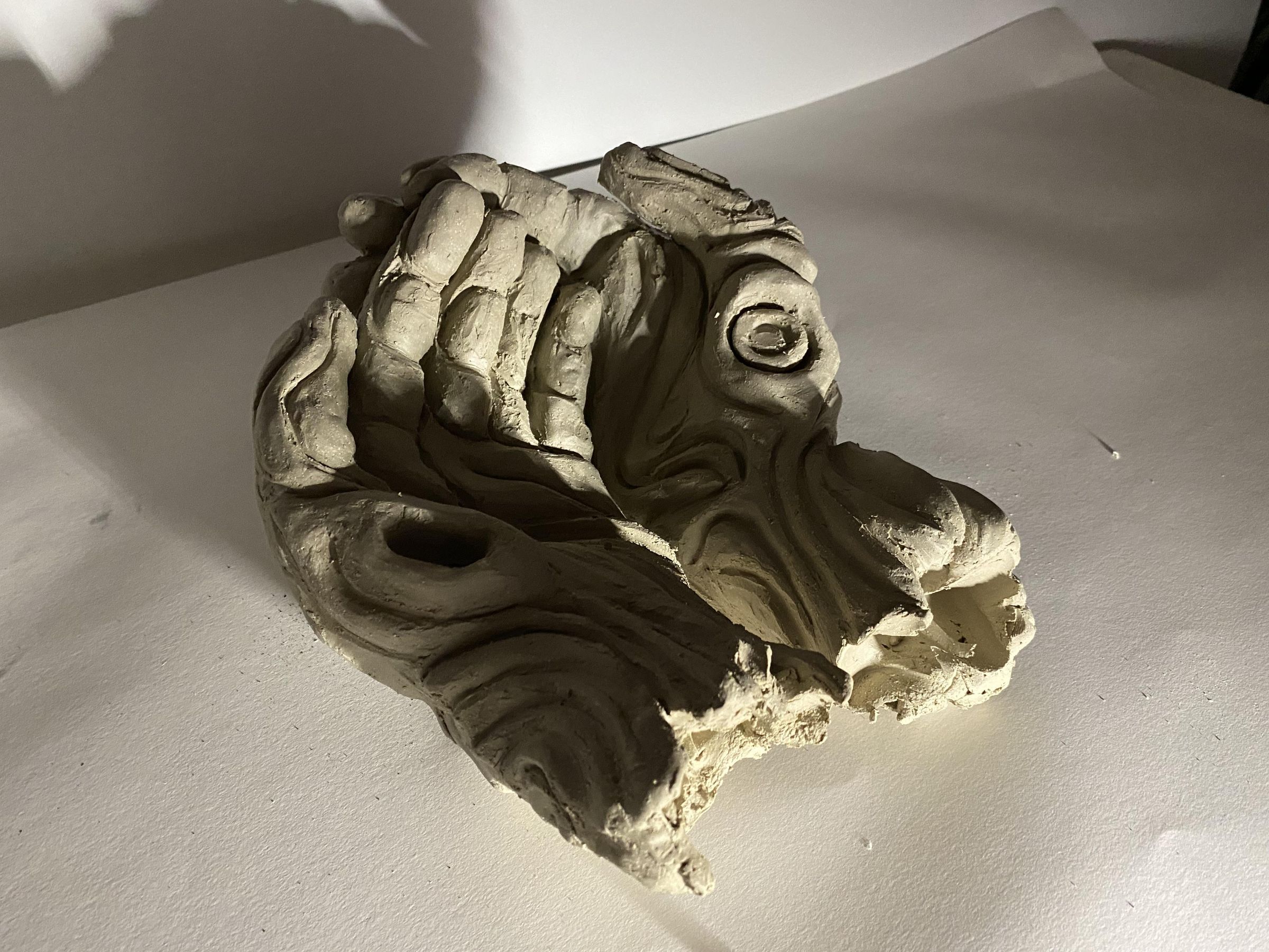 Wooden Hands - Sculpture (WHITE CLAY MAQUETTE) : 7 Steps - Instructables