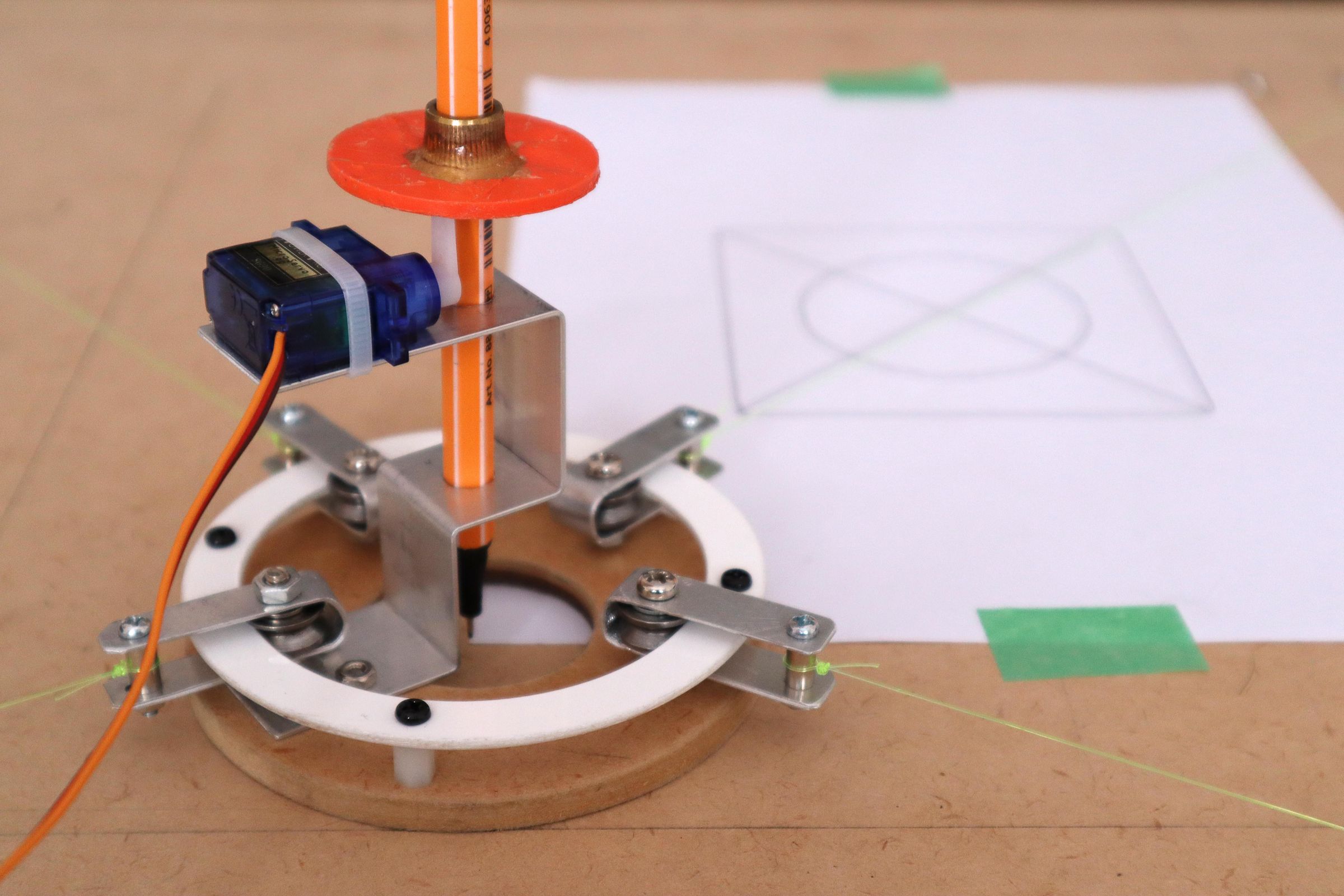 4-Wire Horizontal Plotter Design Notes : 7 Steps - Instructables