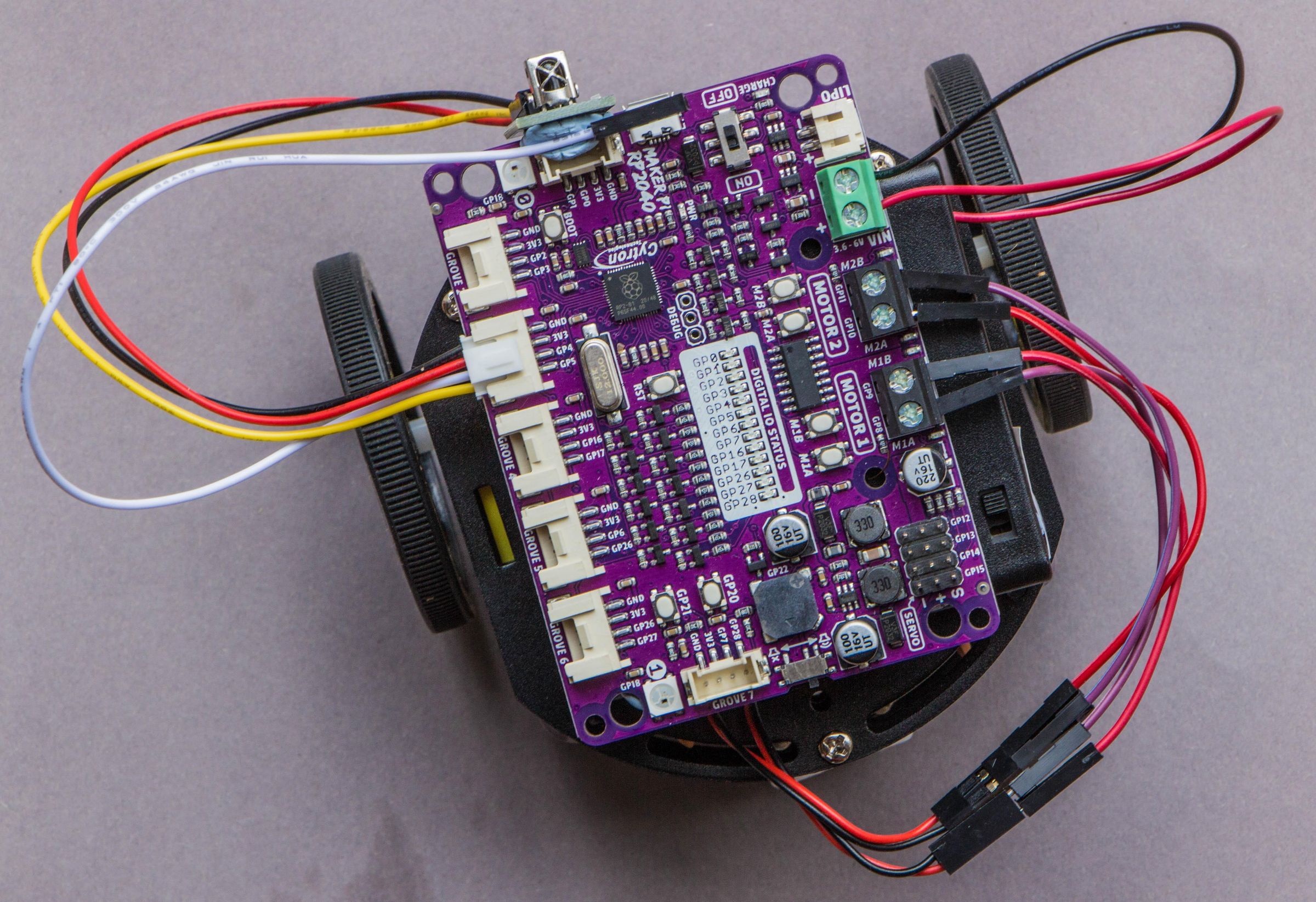 MAKER PI RP2040 Robot With IR-Control : 14 Steps - Instructables