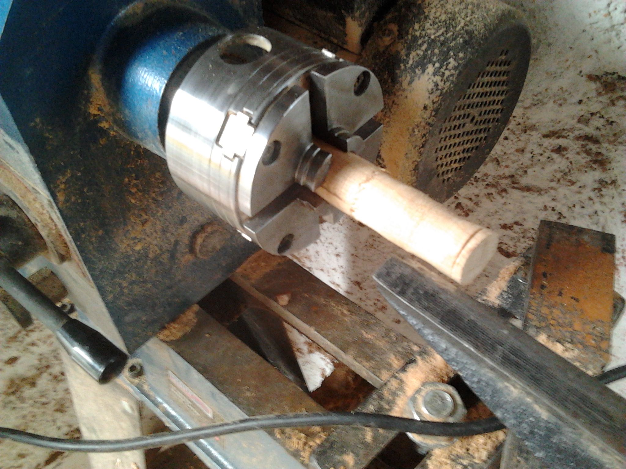Wood Turning Parting Tool From a Power Hacksaw Blade, + Optional Old ...