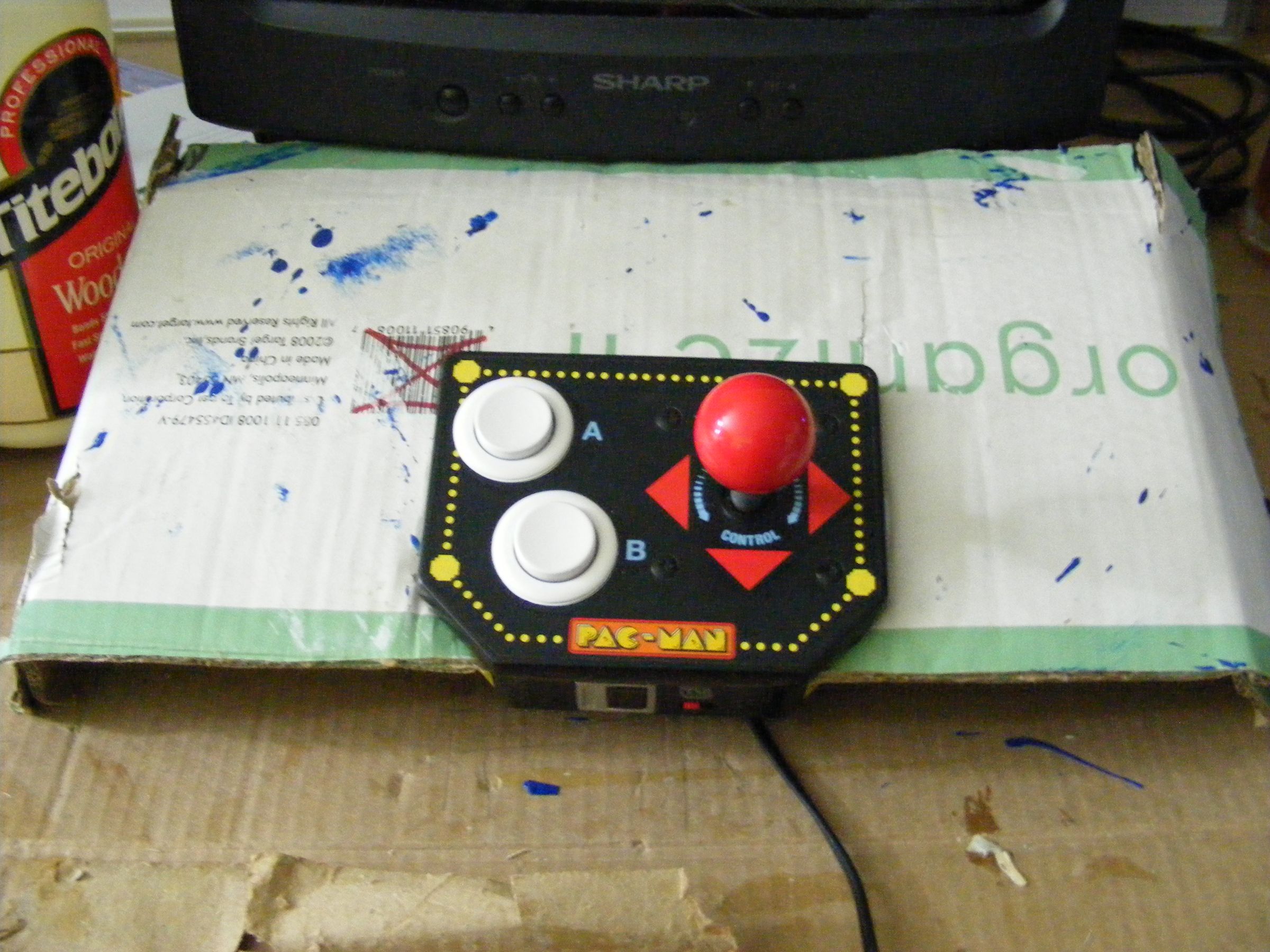 Cardboard Bar Top Arcade Game Console - Lithium Rain Recycled ...