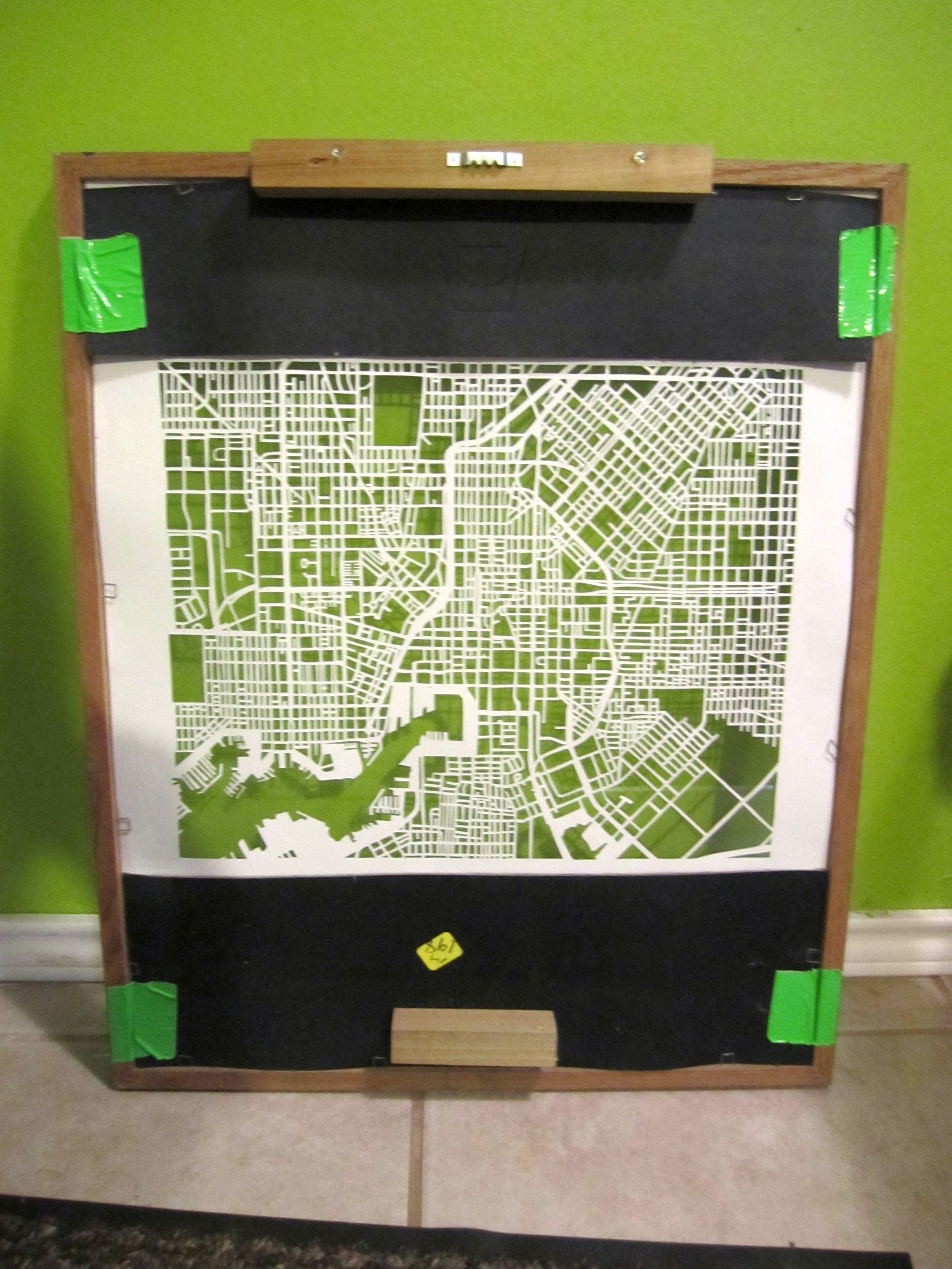 Cutting a Path - No Laser Paper Cut Map : 4 Steps (with Pictures ...