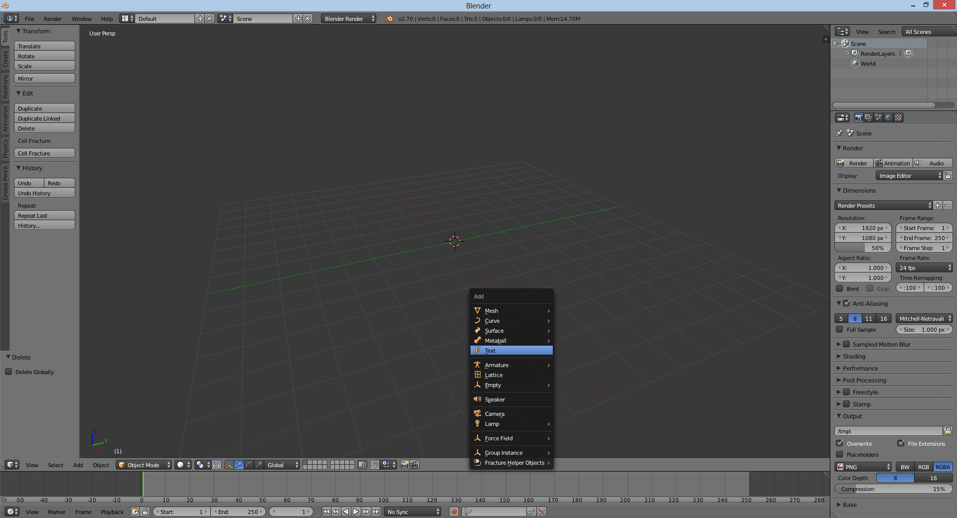 How to Use Text in Blender : 8 Steps - Instructables