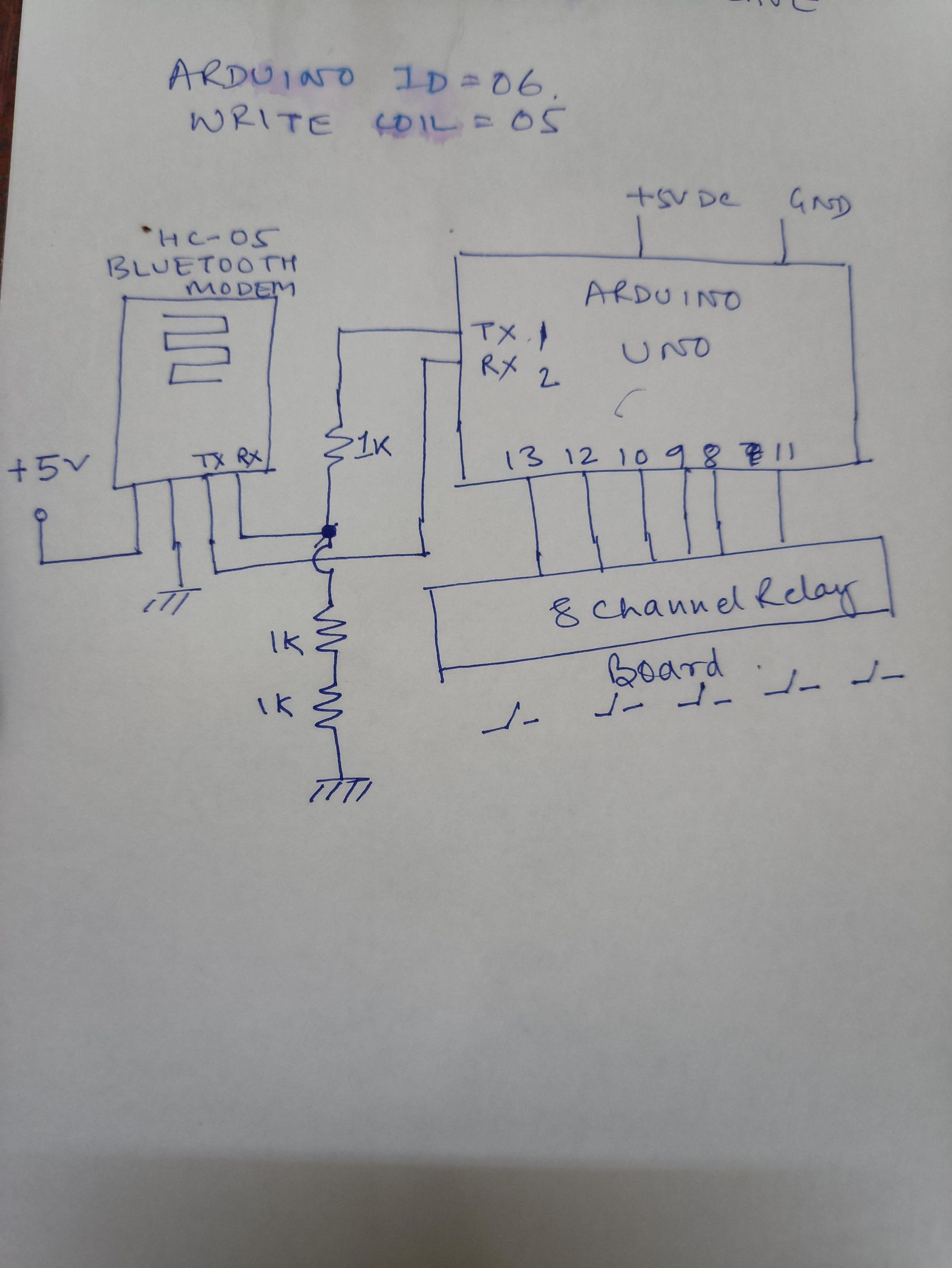 Mobus Over Bluetooth Serial HC05 Modem Controlling Relay Board Using Arduino Uno As Slave ...