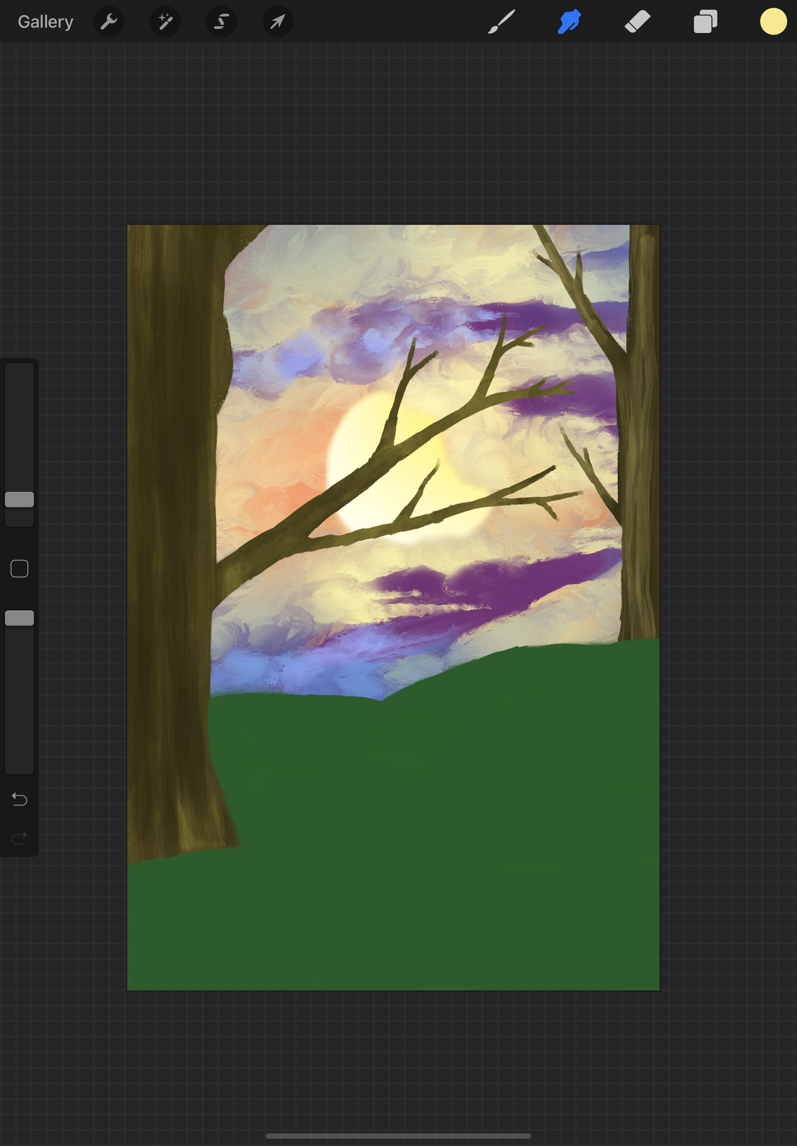 Creating a Stylized Landscape Using Procreate : 14 Steps (with Pictures ...