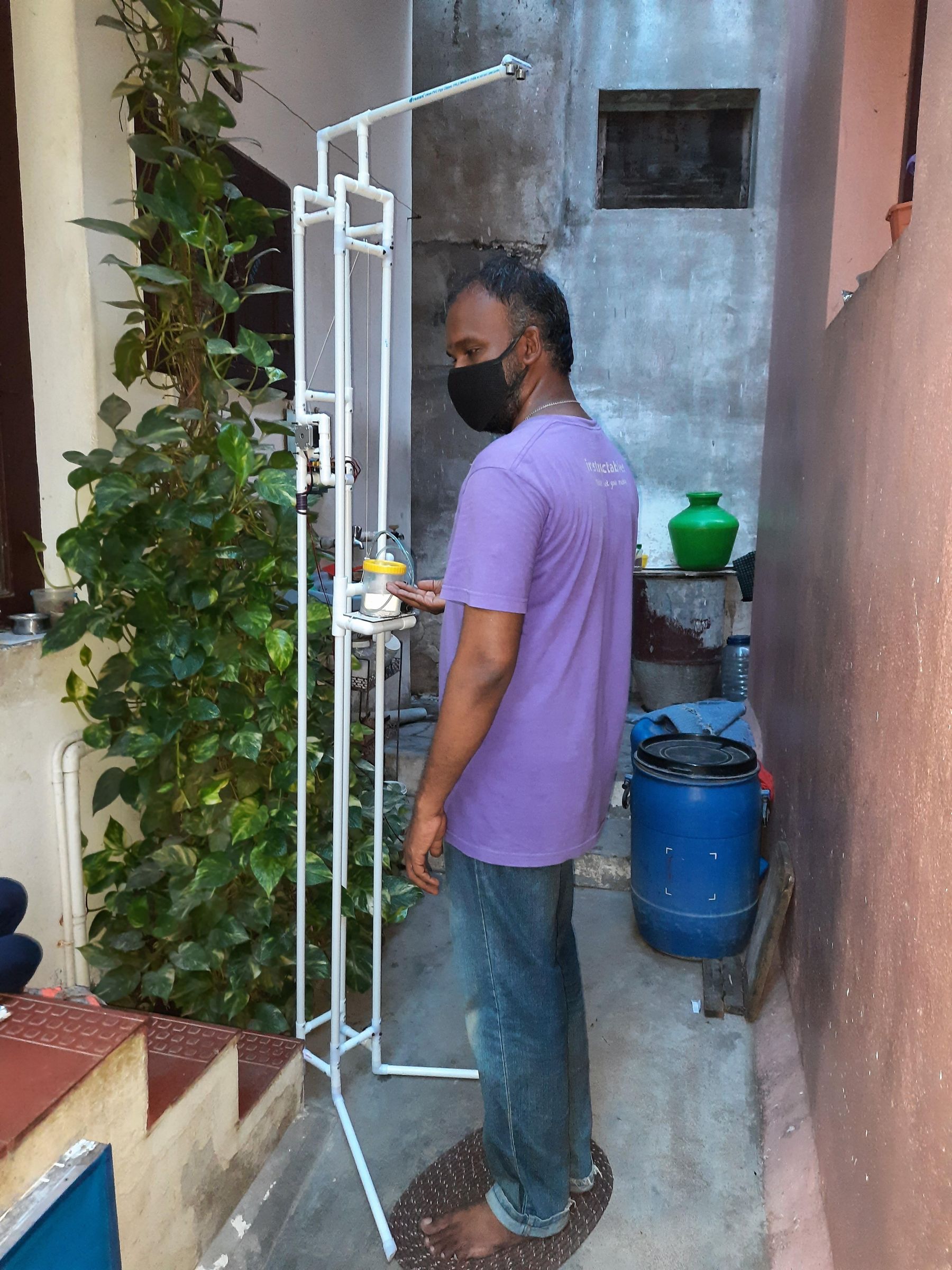 Portable Auto Height Adjust Stand for Multipurpose : 25 Steps (with ...