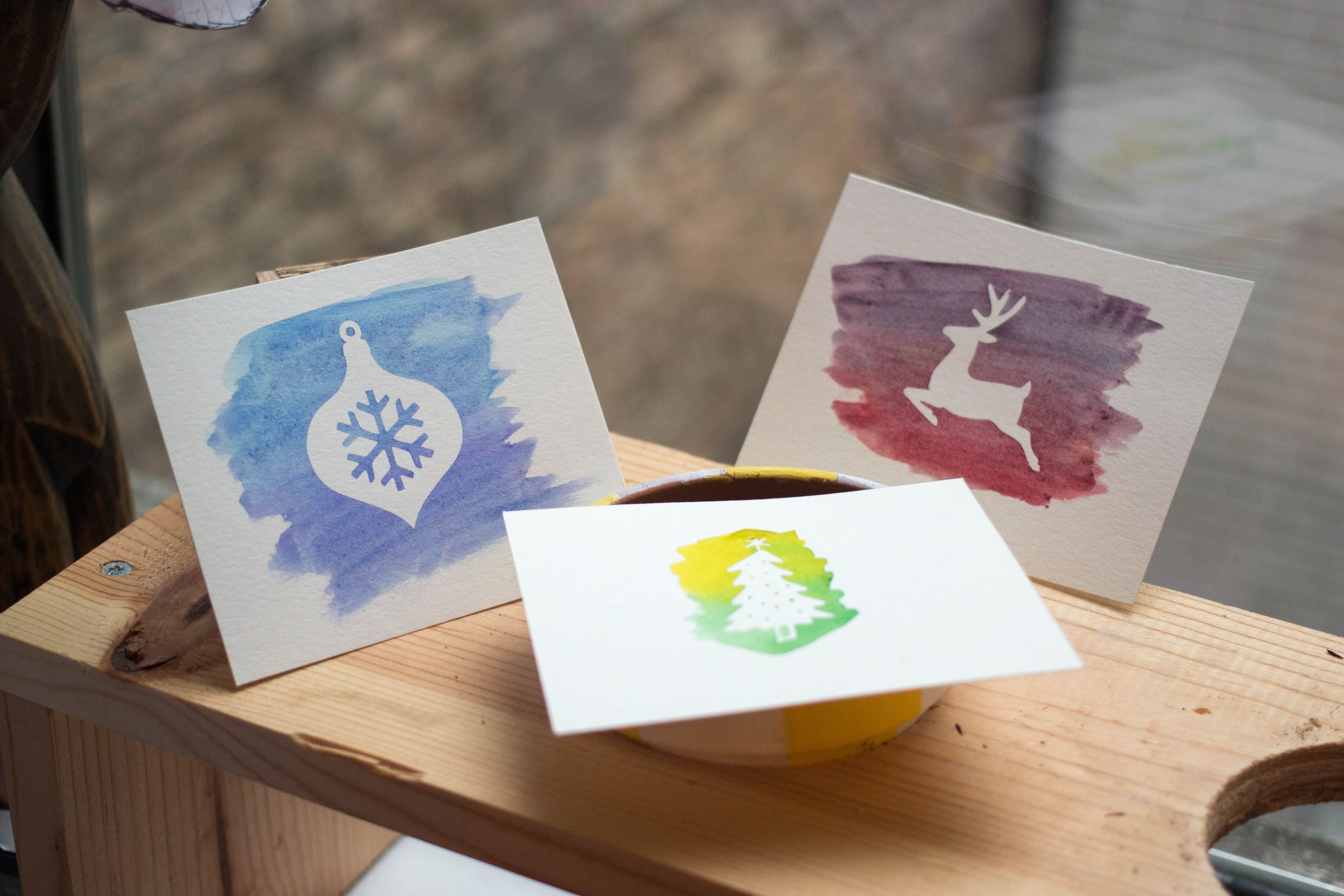 Watercolor Holiday Cards : 4 Steps (with Pictures) - Instructables