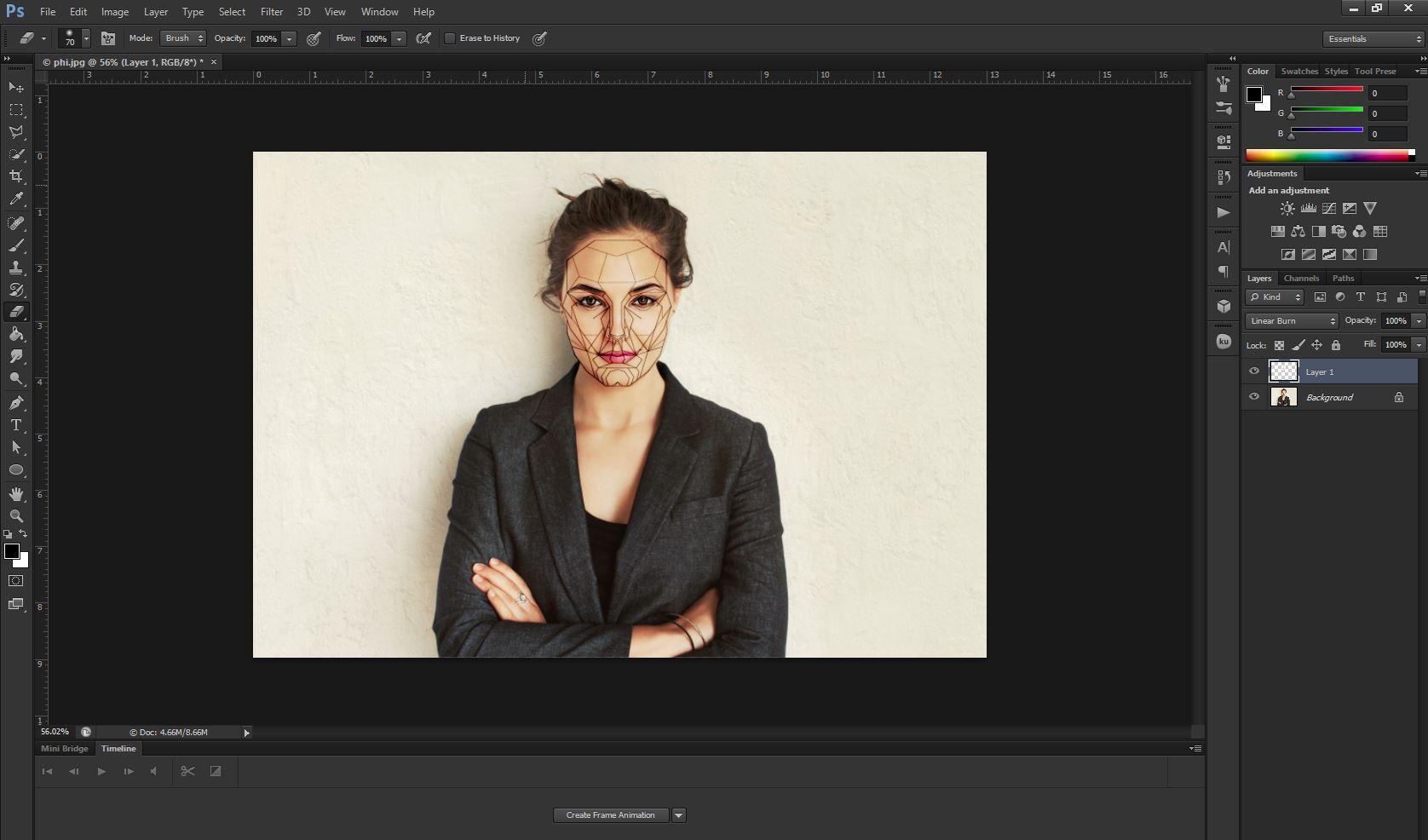 Photoshop Retouching | Skin Smoothing, Eye Enhancement and Divine Ratio ...