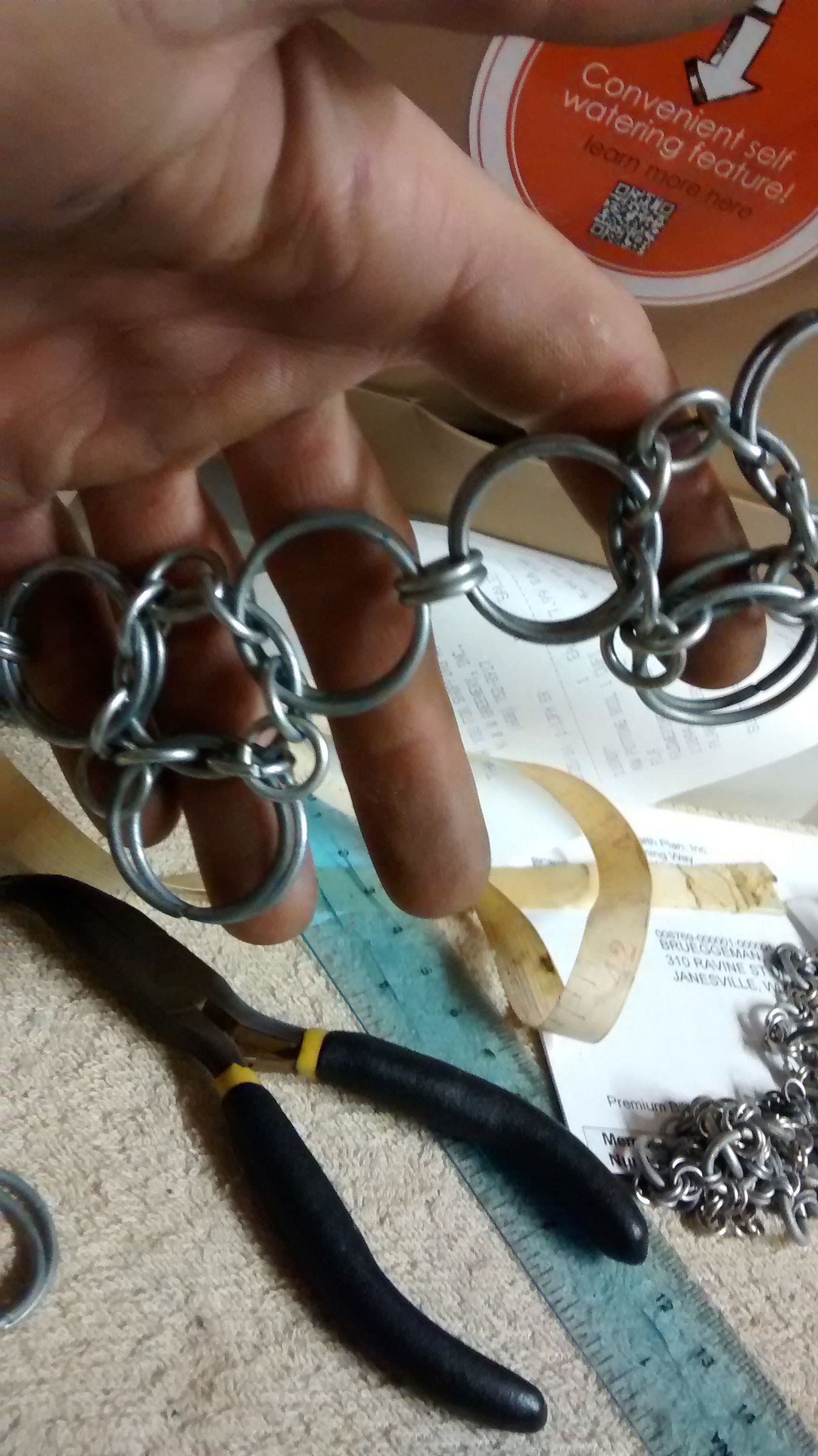 Chainmail Hanging Basket : 8 Steps (with Pictures) - Instructables