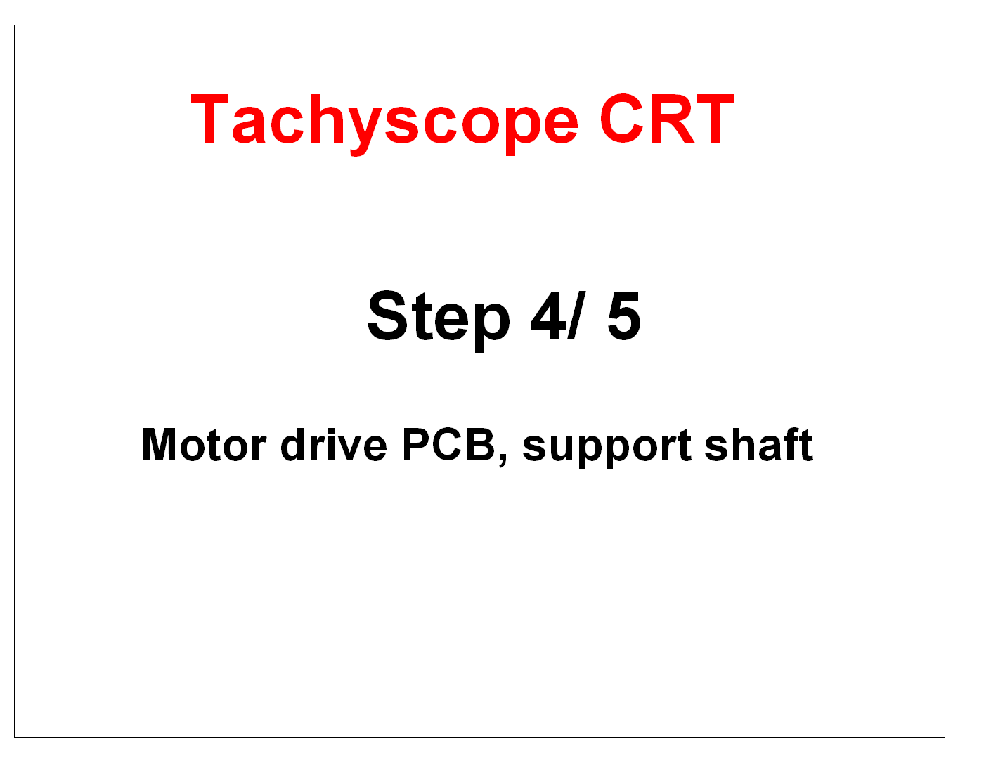 " Tachyscope CRT " a POV Display Project : 5 Steps - Instructables
