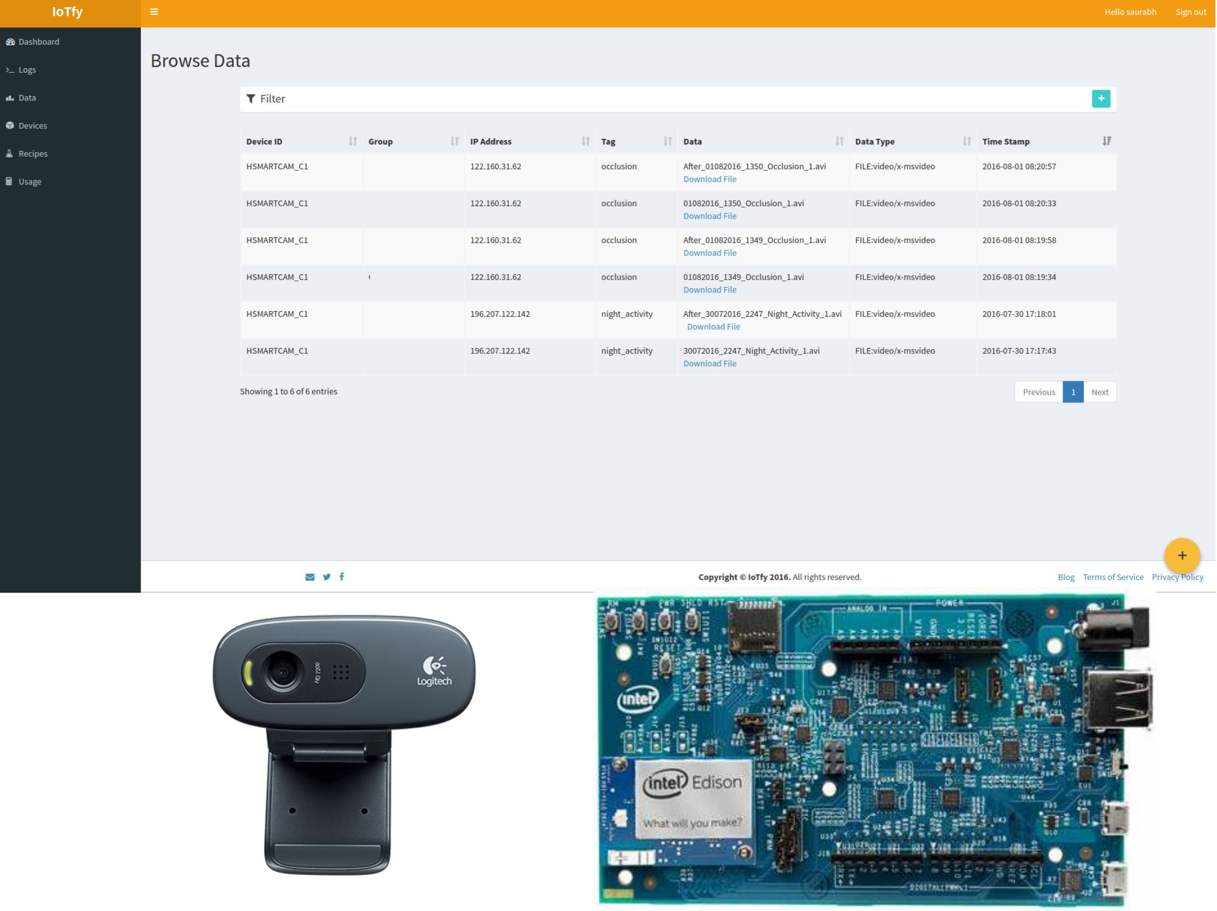 Intruder Detection Using Intel Edison : 7 Steps - Instructables