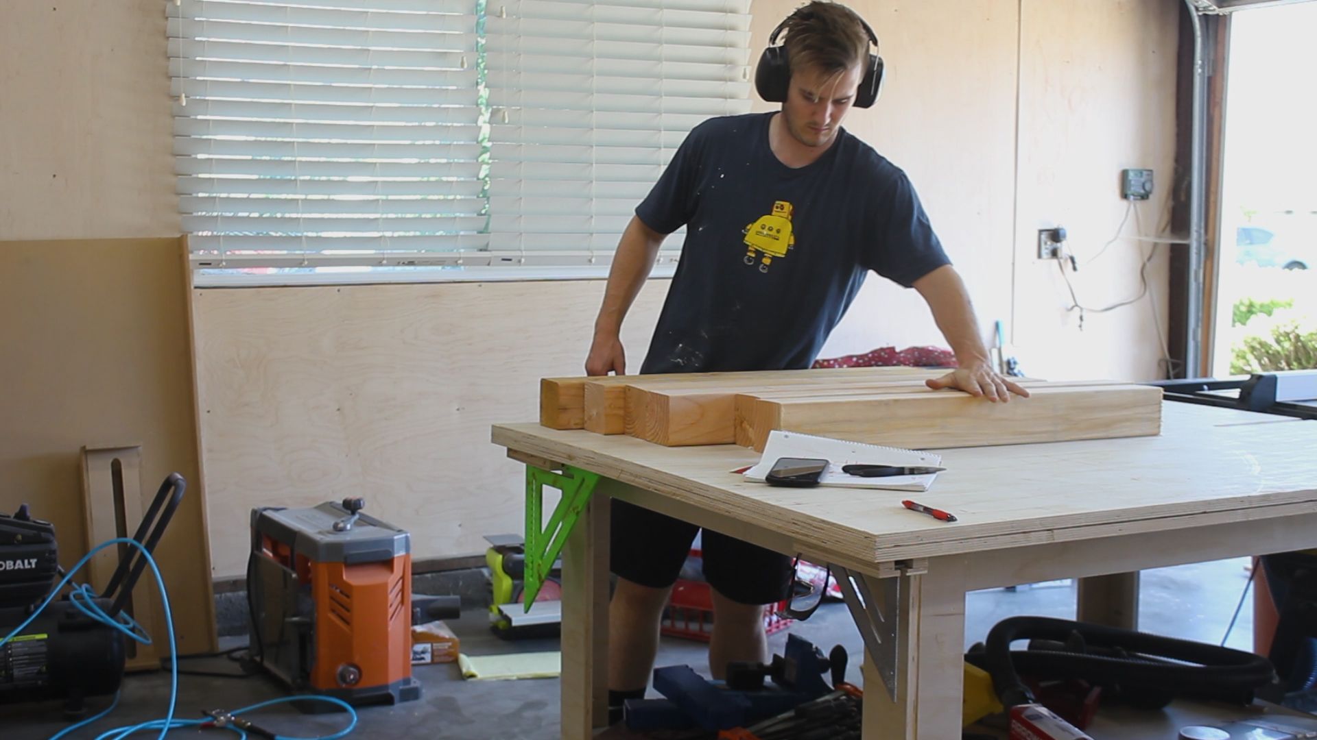 $100 10ft Work Bench/Surface With Storage : 12 Steps (with Pictures ...