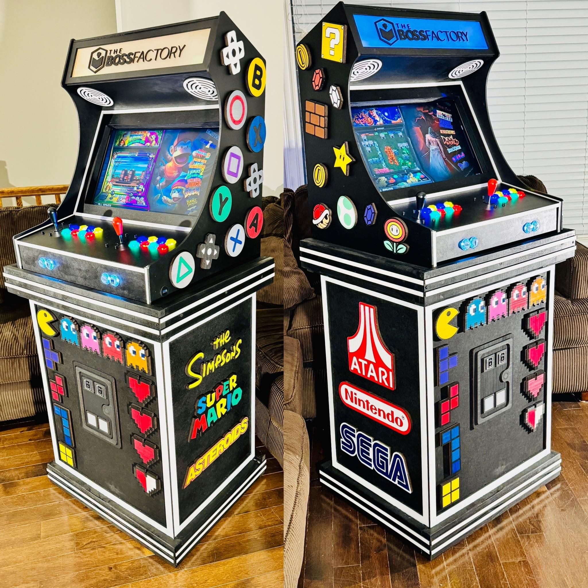 Custom Light-Up Retro Arcade Cabinet : 7 Steps (with Pictures ...